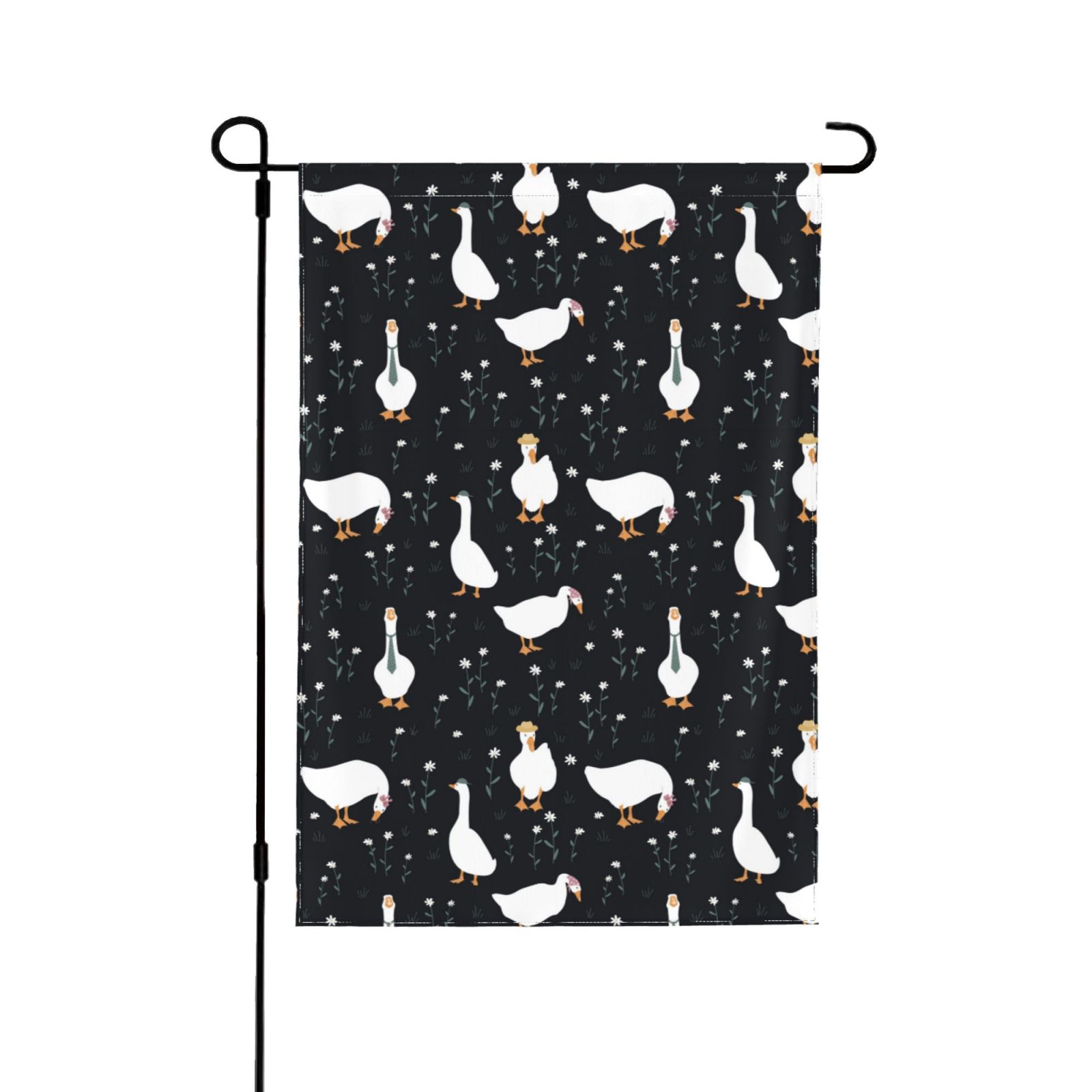 Wukai Fashionable Goose Garden Flags Double Sided Welcome Garden Yard ...