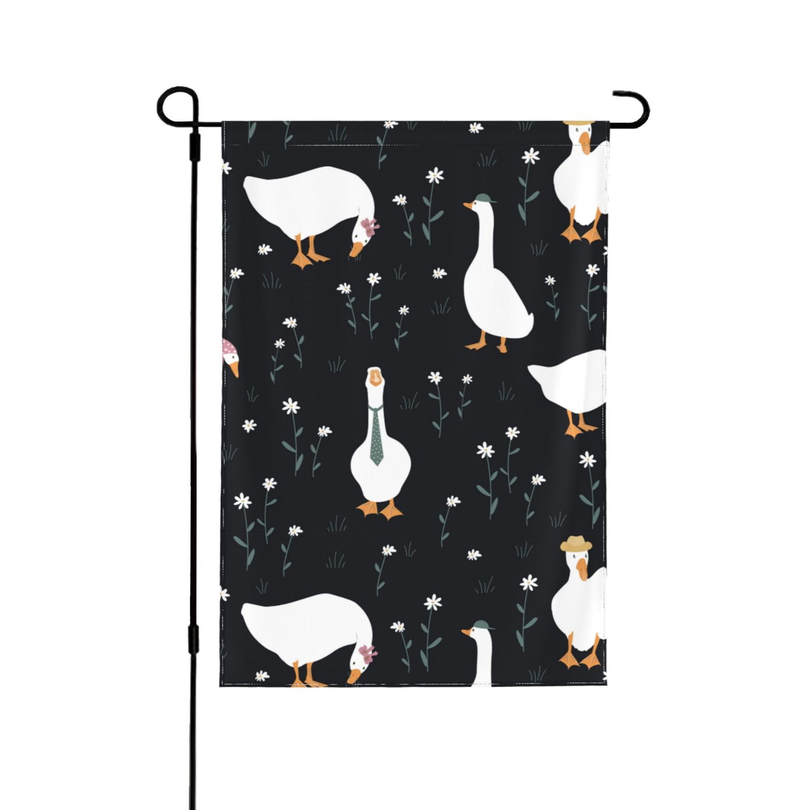 Wukai Fashionable Goose Garden Flags Double Sided Welcome Garden Yard ...