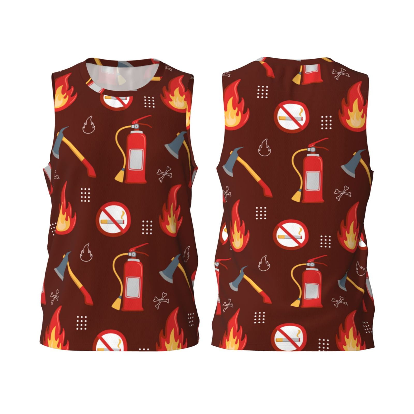 Wukai Fire Extinguisher Men’s Basketball Jersey - Walmart.com