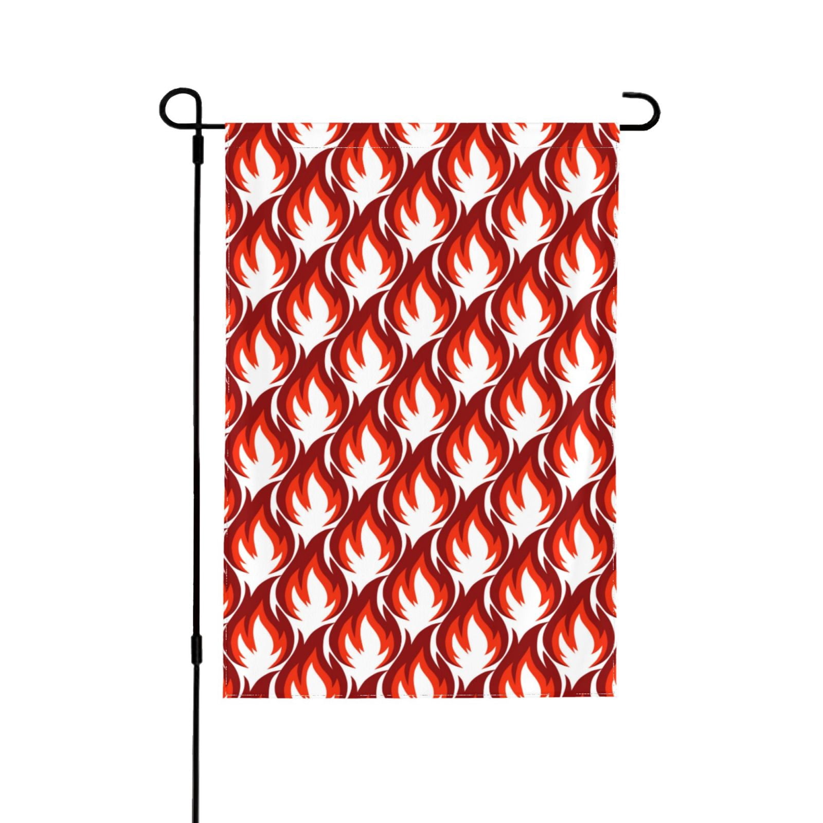 Wukai Fire Symbols Garden Flags Double Sided Welcome Garden Yard House ...