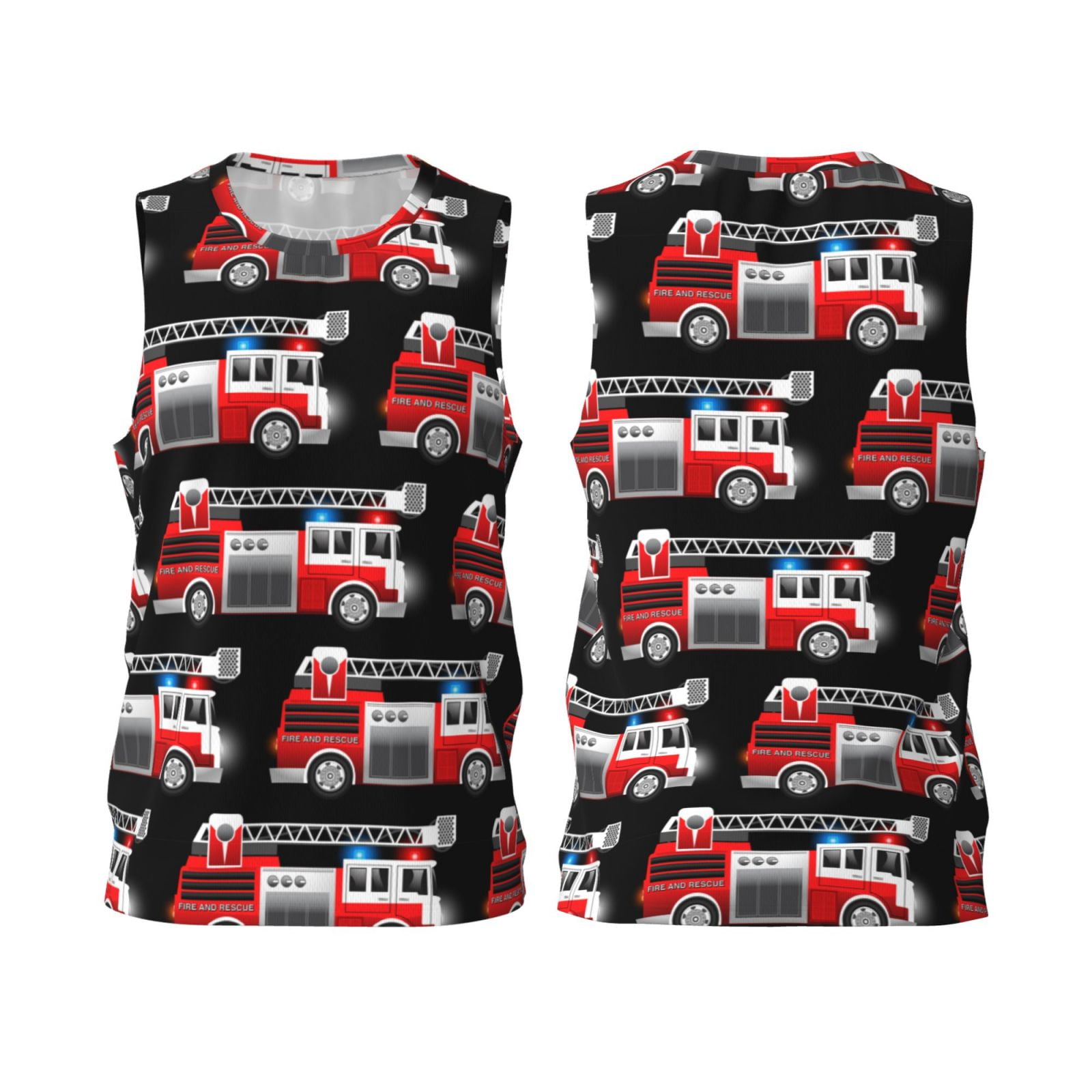 Wukai Fire and Rescue Truck Men’s Basketball Jersey - Walmart.com