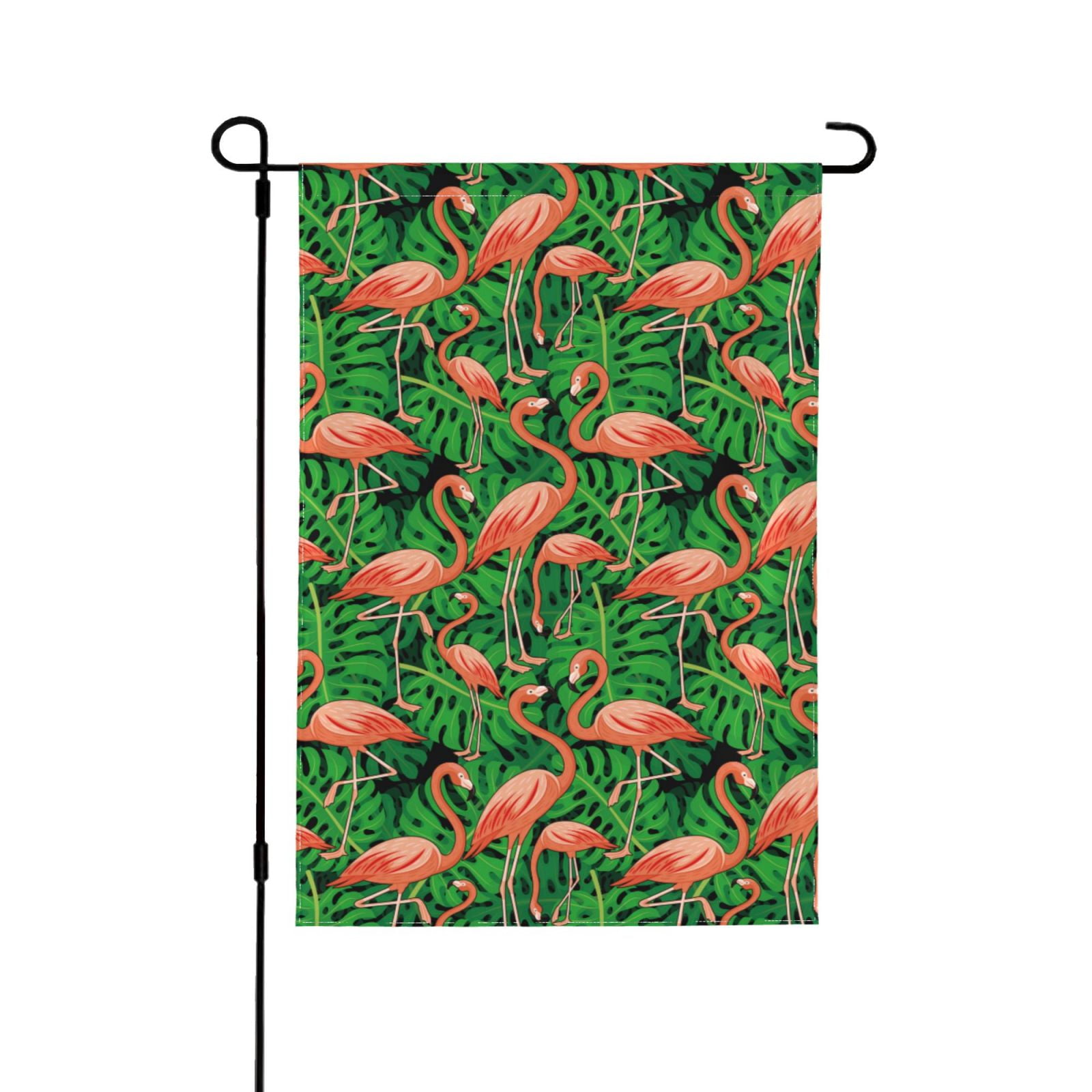 Wukai Flamingo Garden Flags Double Sided Welcome Garden Yard House ...