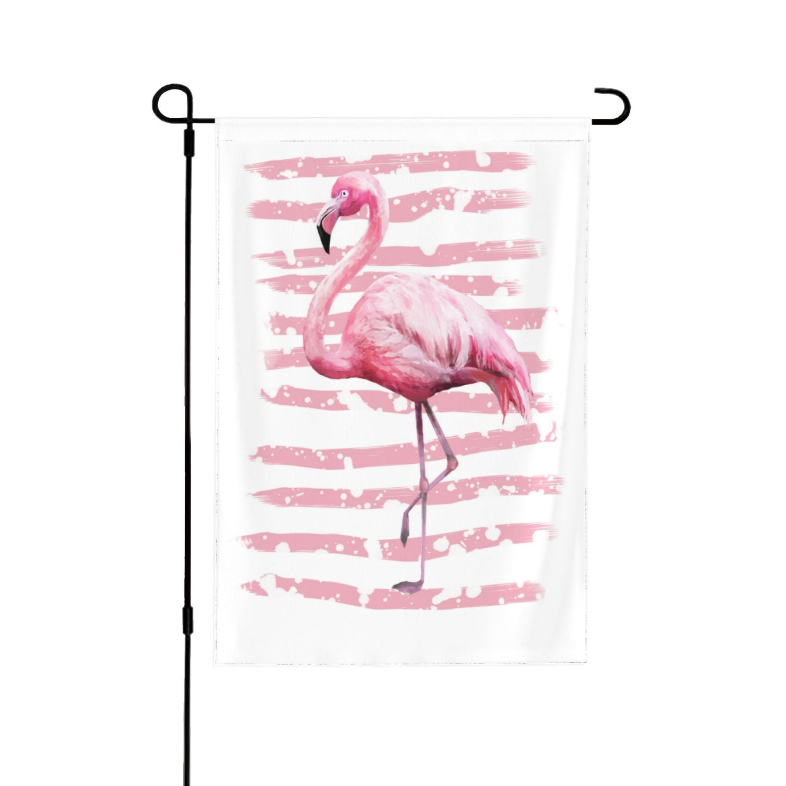 Wukai Flamingo Garden Flags Double Sided Welcome Garden Yard House ...