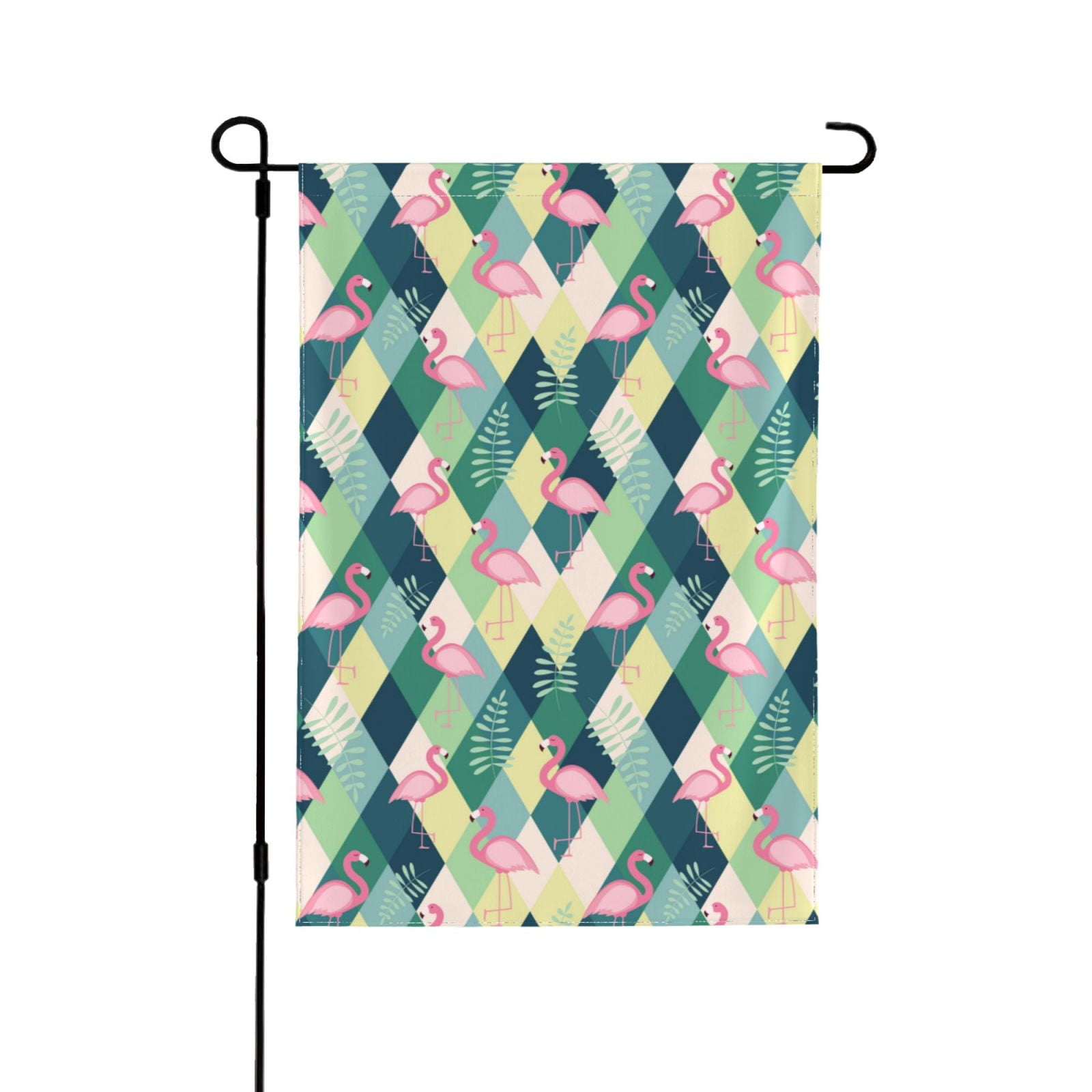 Wukai Flamingo Garden Flags Double Sided Welcome Garden Yard House ...