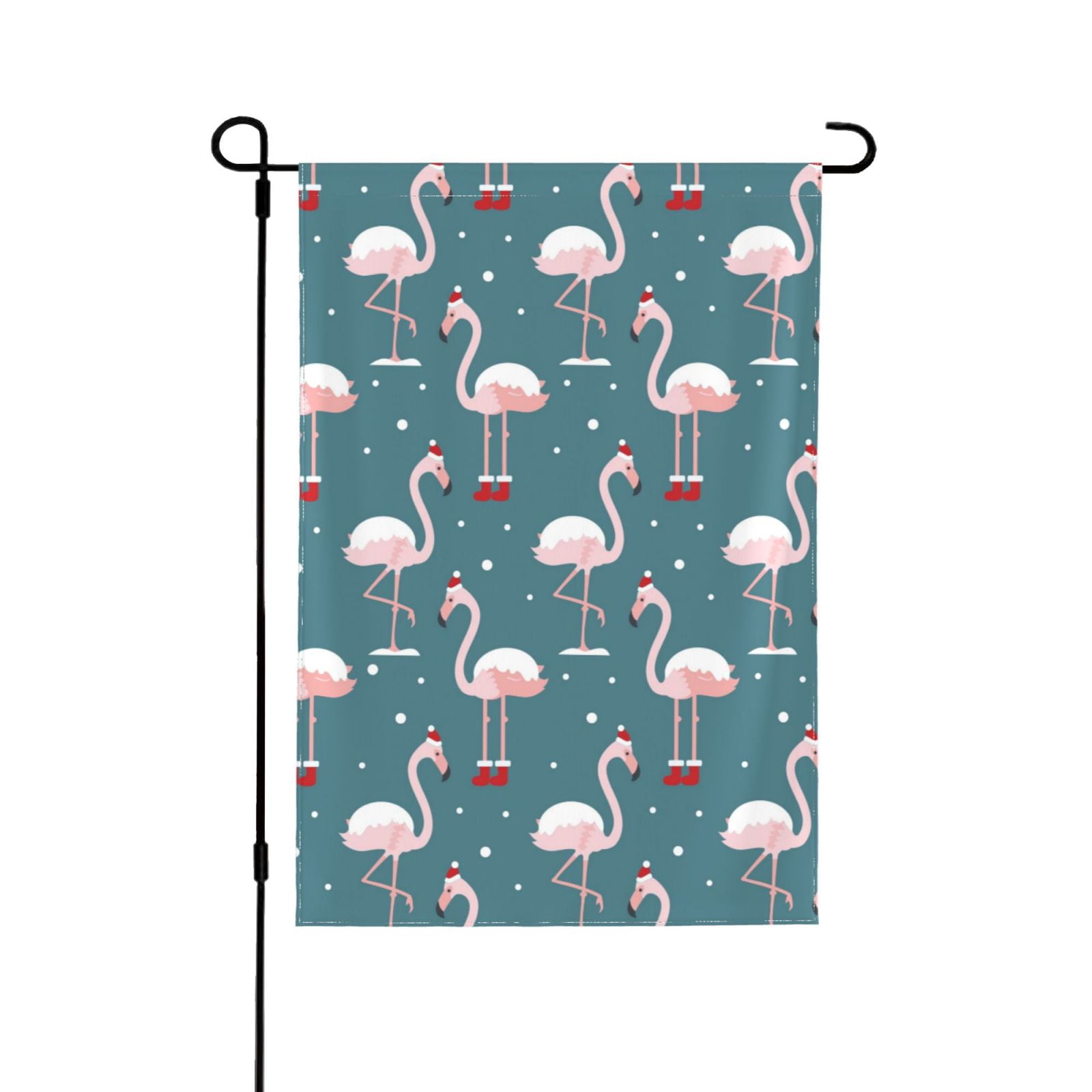 Wukai Flamingo Garden Flags Double Sided Welcome Garden Yard House ...