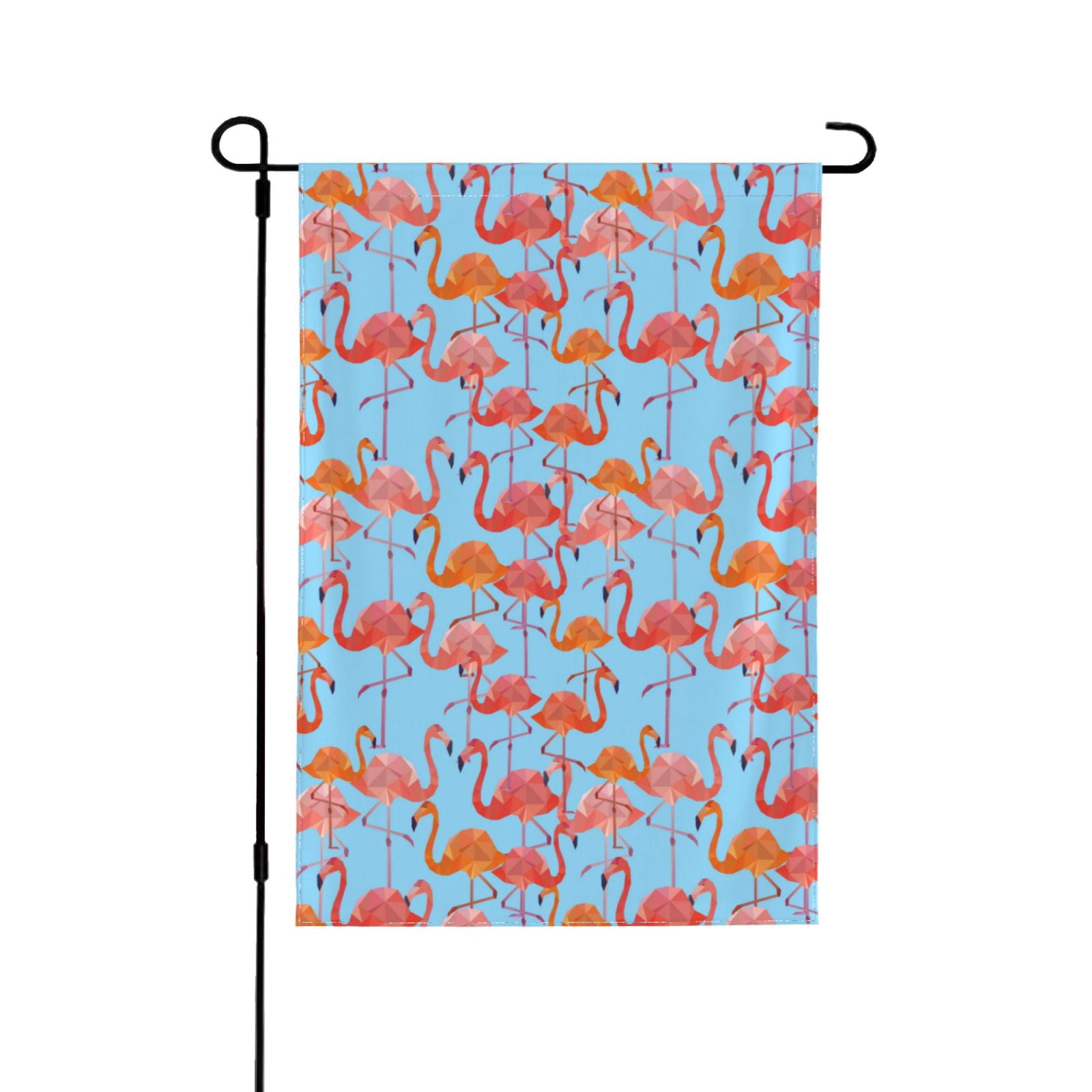 Wukai Flamingo Garden Flags Double Sided Welcome Garden Yard House ...