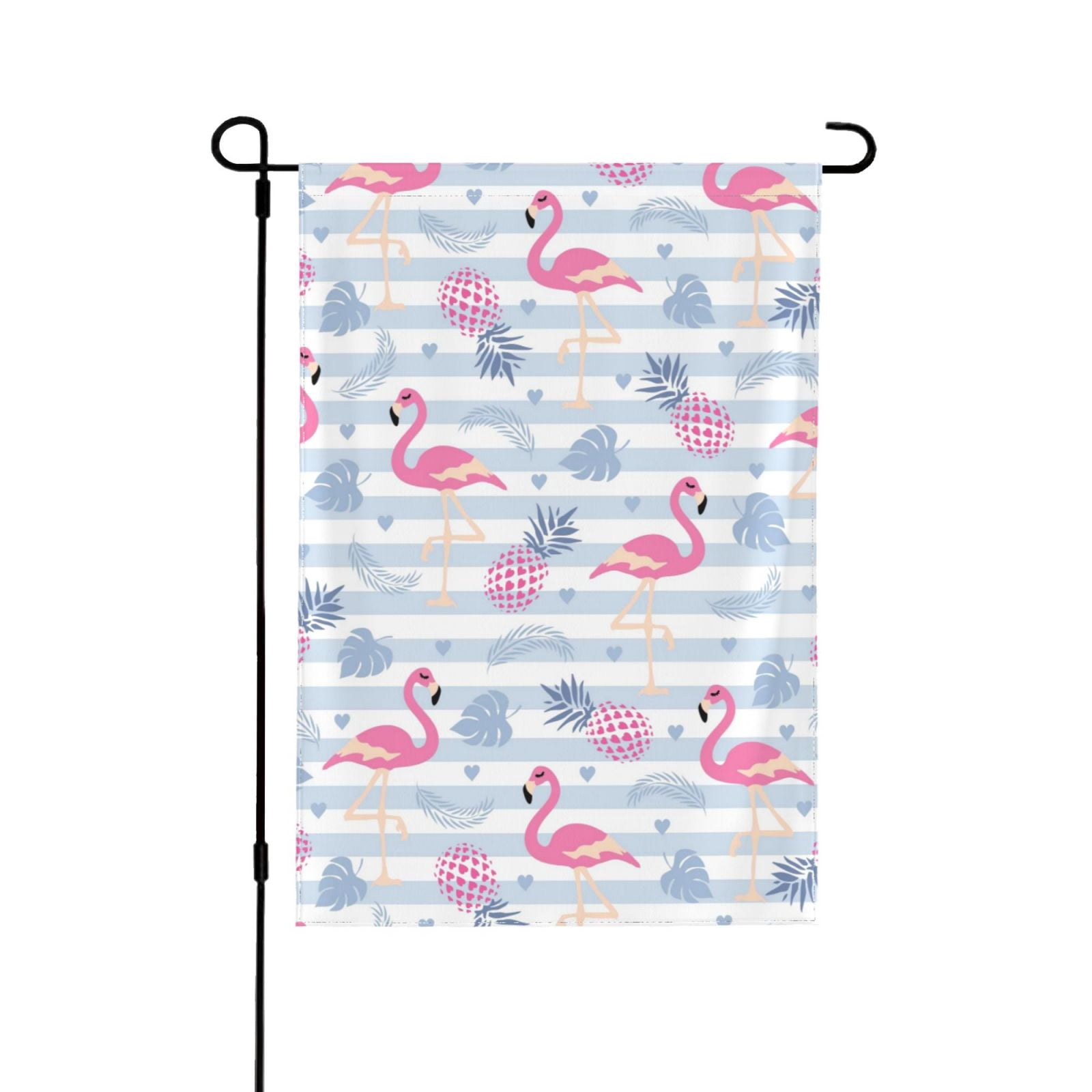 Wukai Flamingo and Pineapple Garden Flags Double Sided Welcome Garden ...