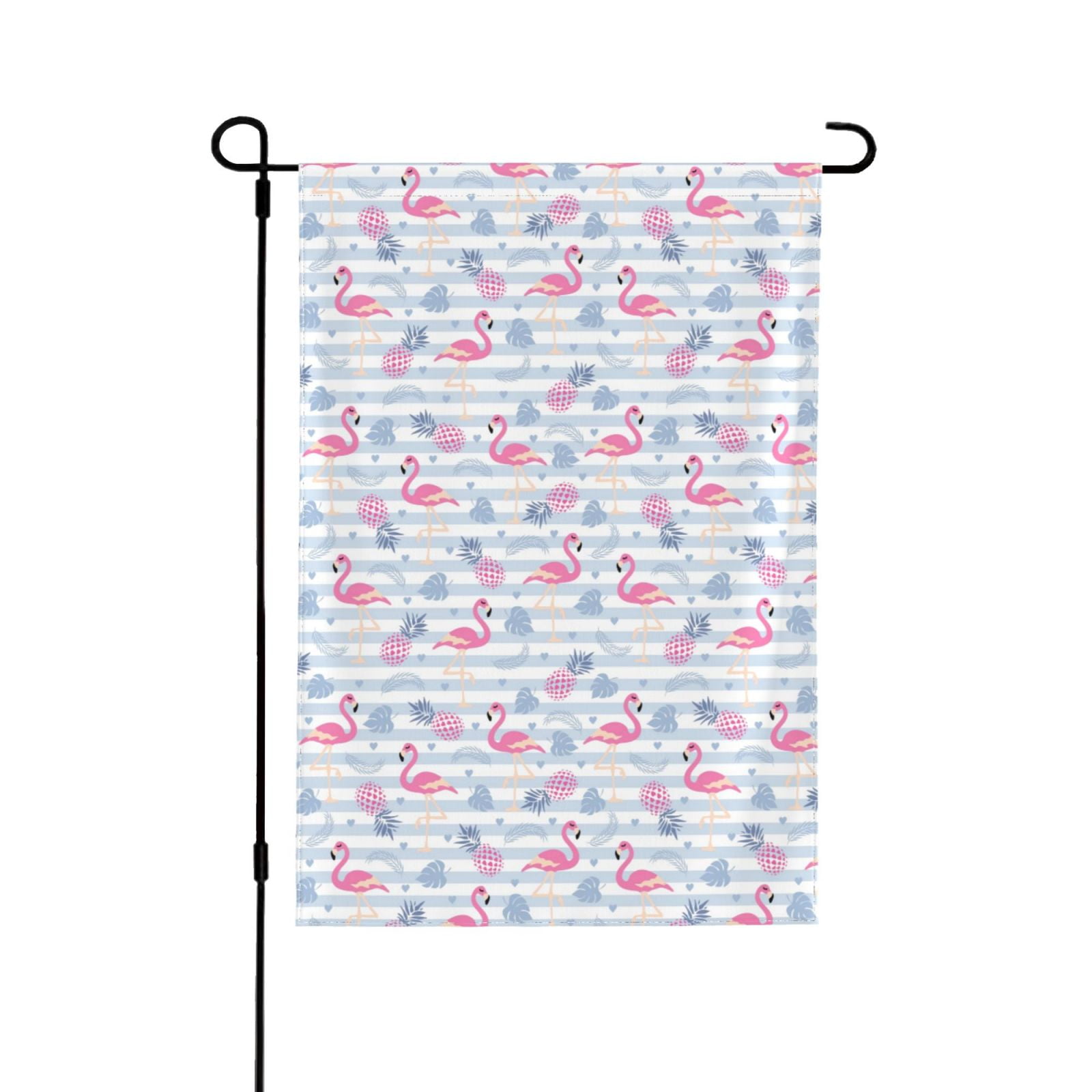 Wukai Flamingo and Pineapple Garden Flags Double Sided Welcome Garden ...