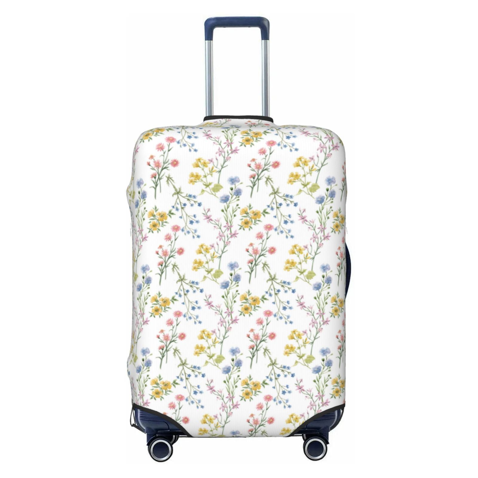 Wukai Floral Elastic Luggage Cover: Personalized Protection for Your ...