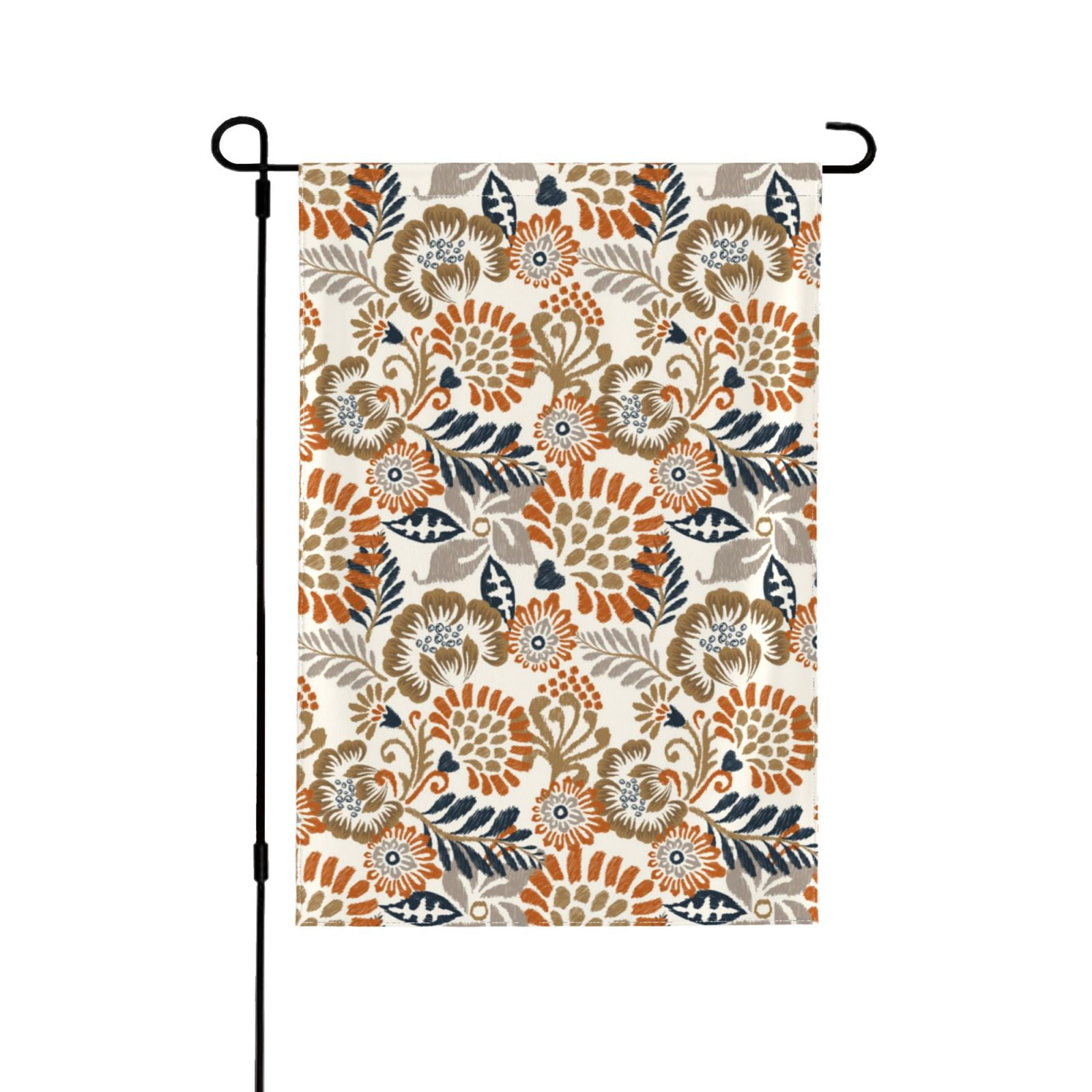 Wukai Floral Paisley Garden Flags Double Sided Welcome Garden Yard ...