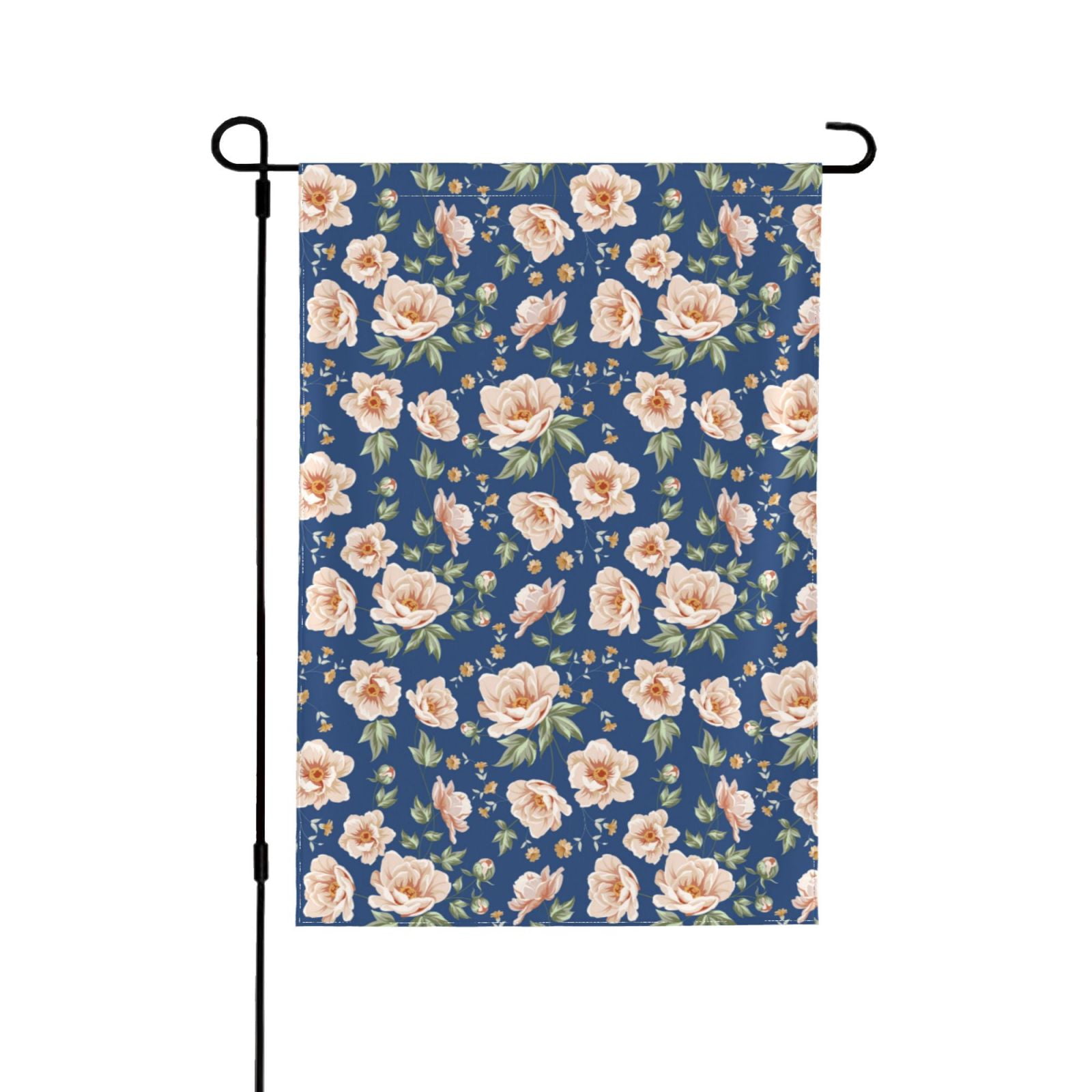 Wukai Flower Garden Flags Double Sided Welcome Garden Yard House Flags ...