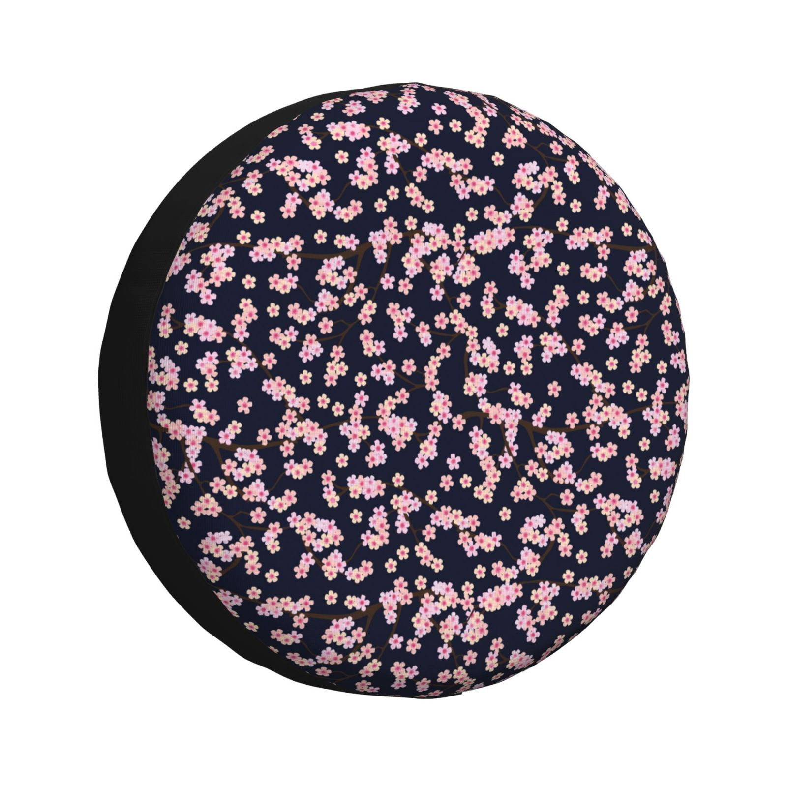 Wukai Flower Print Spare Tire Cover for RV Trailer,Waterproof PVC Faux ...