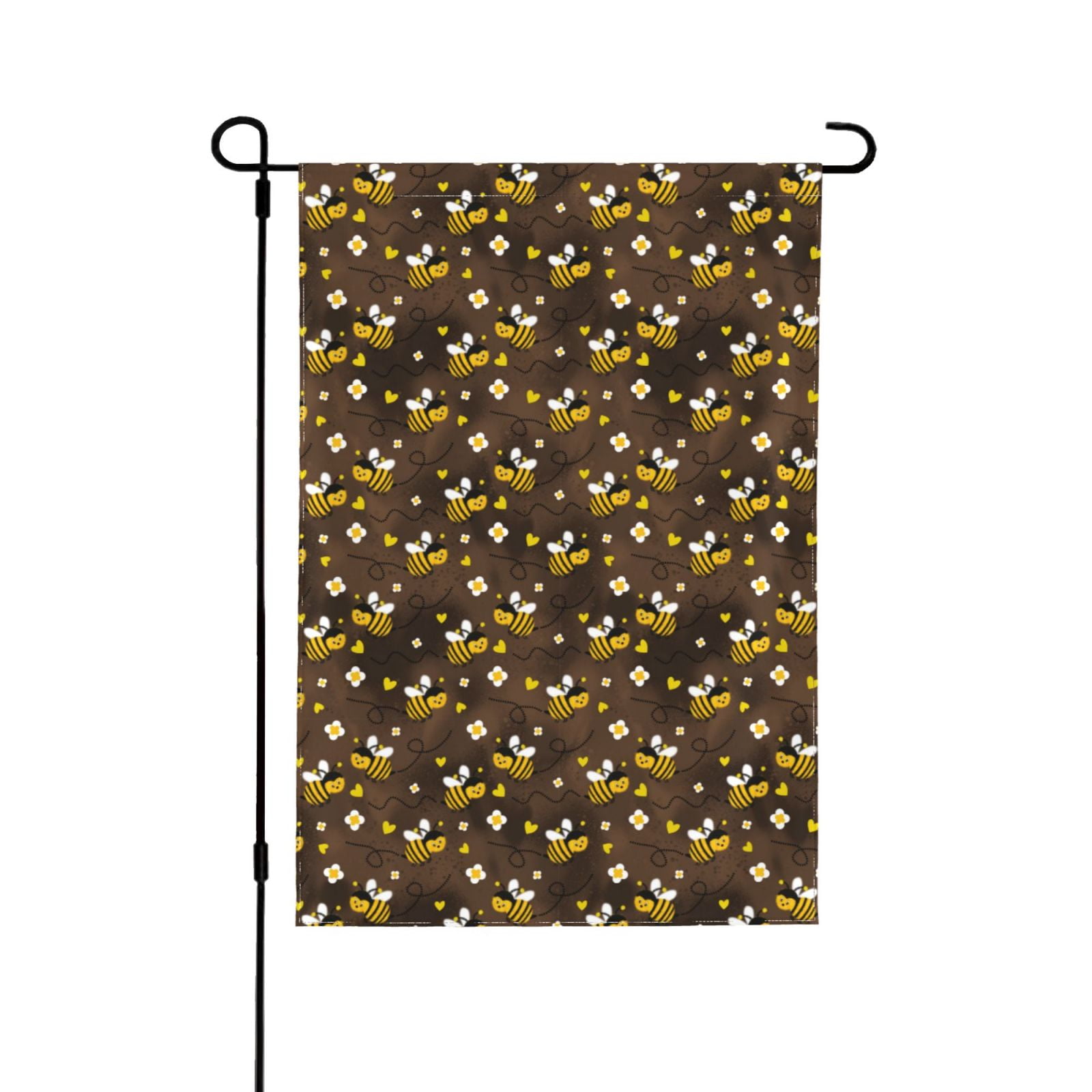 Wukai Flying Furry Honey Bees Garden Flags Double Sided Welcome Garden ...