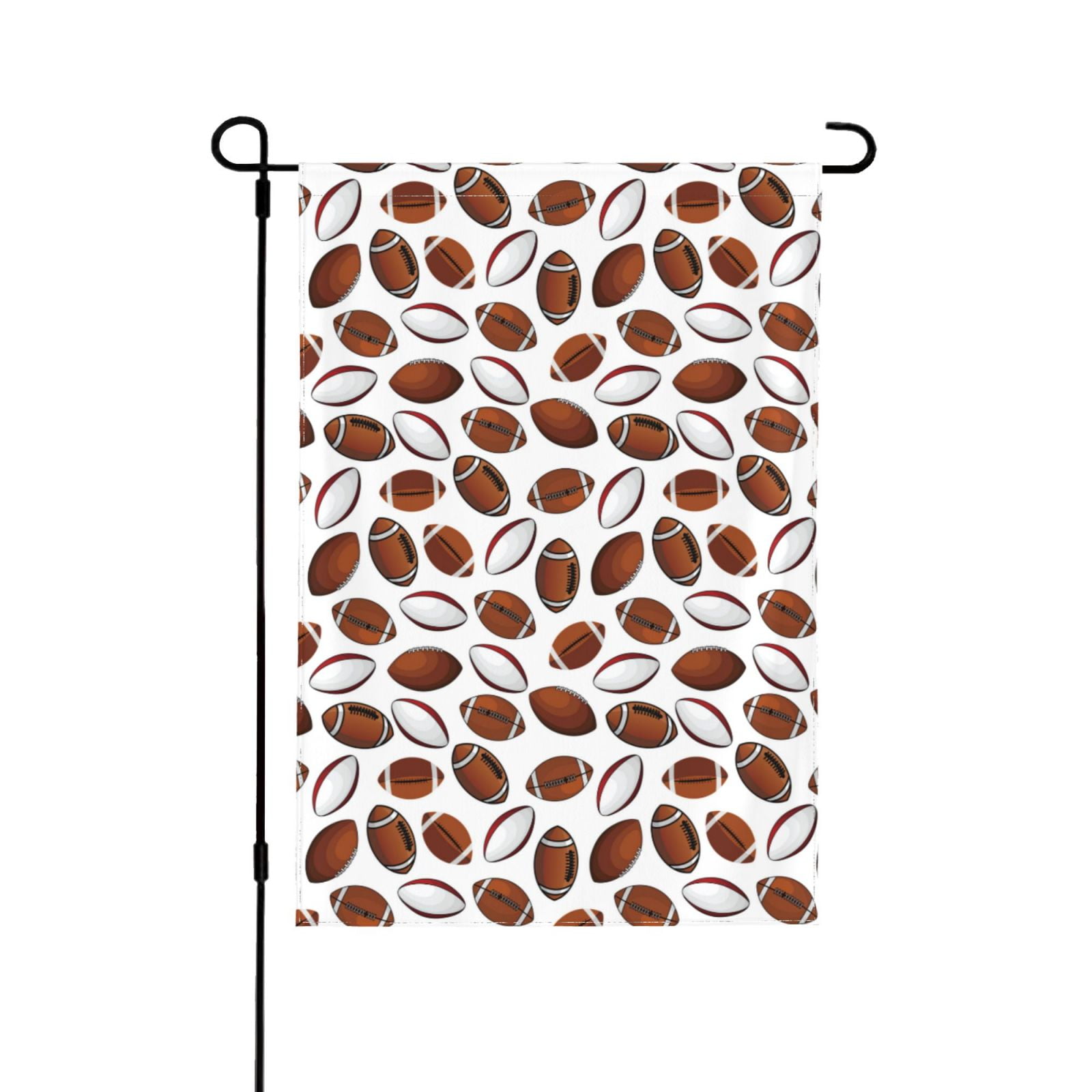 Wukai Football Garden Flags Double Sided Welcome Garden Yard House ...