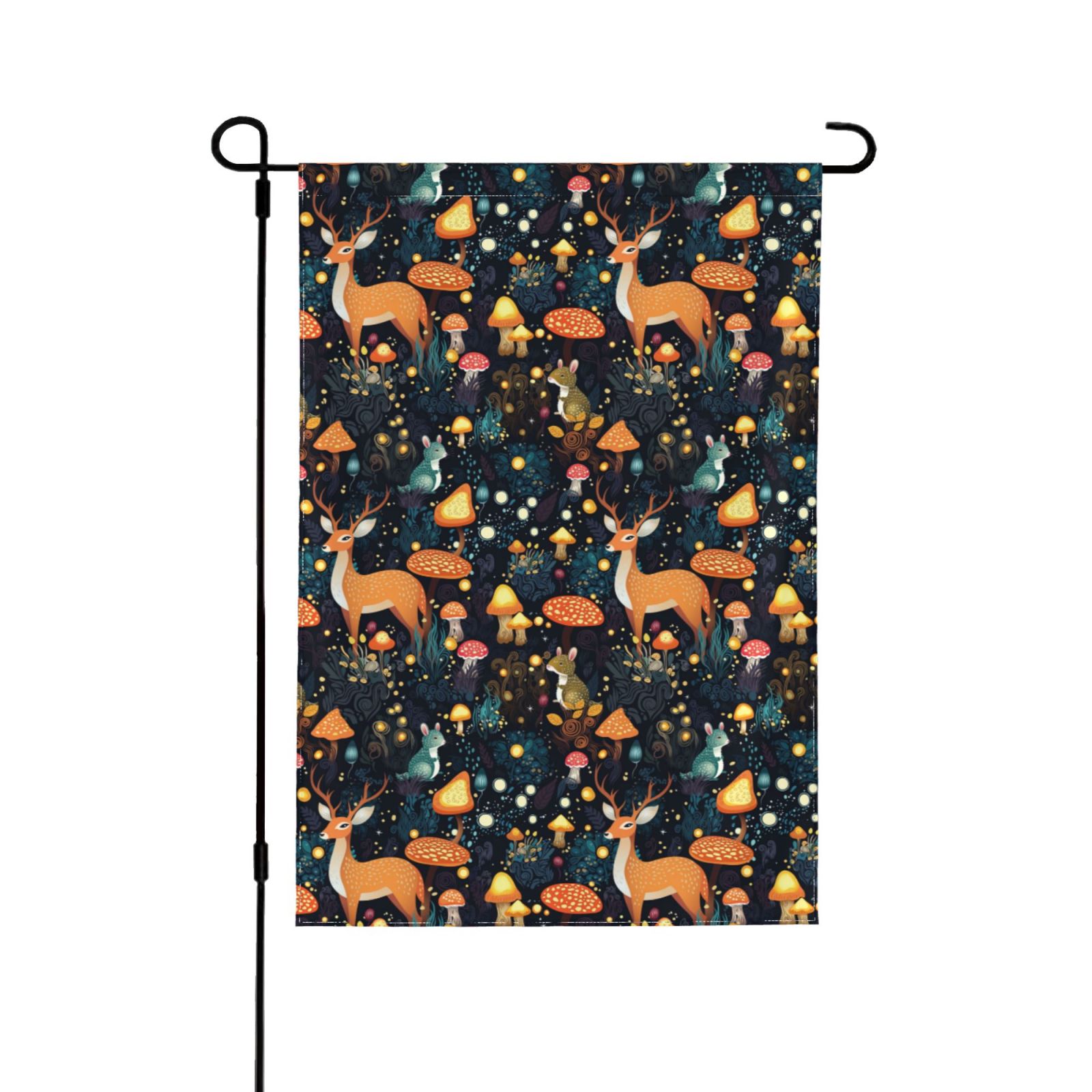 Wukai Forest Elf Garden Flags Double Sided Welcome Garden Yard House ...