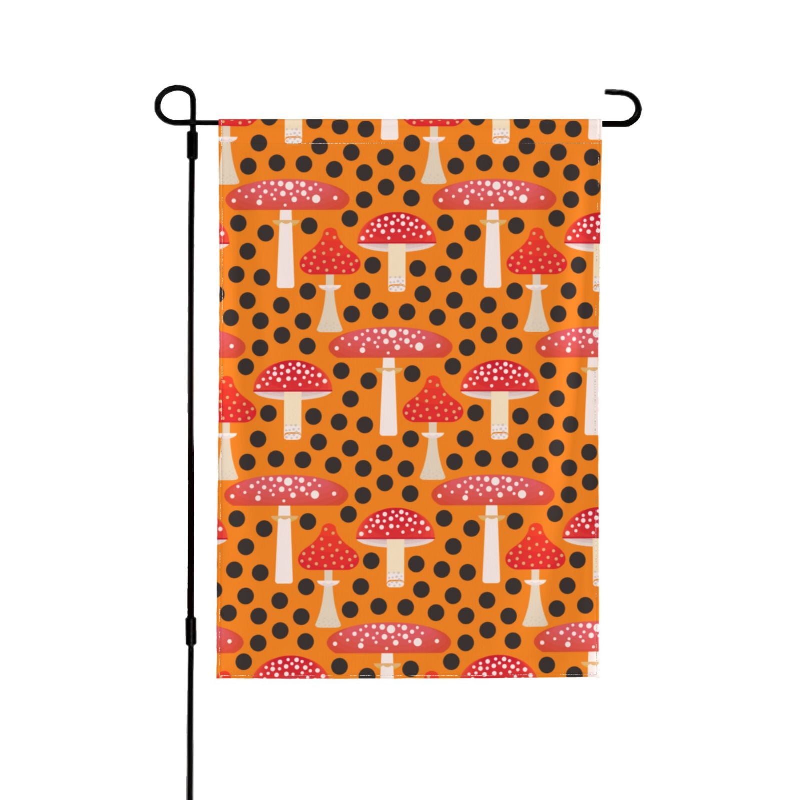 Wukai Forest Mushrooms Garden Flags Double Sided Welcome Garden Yard ...