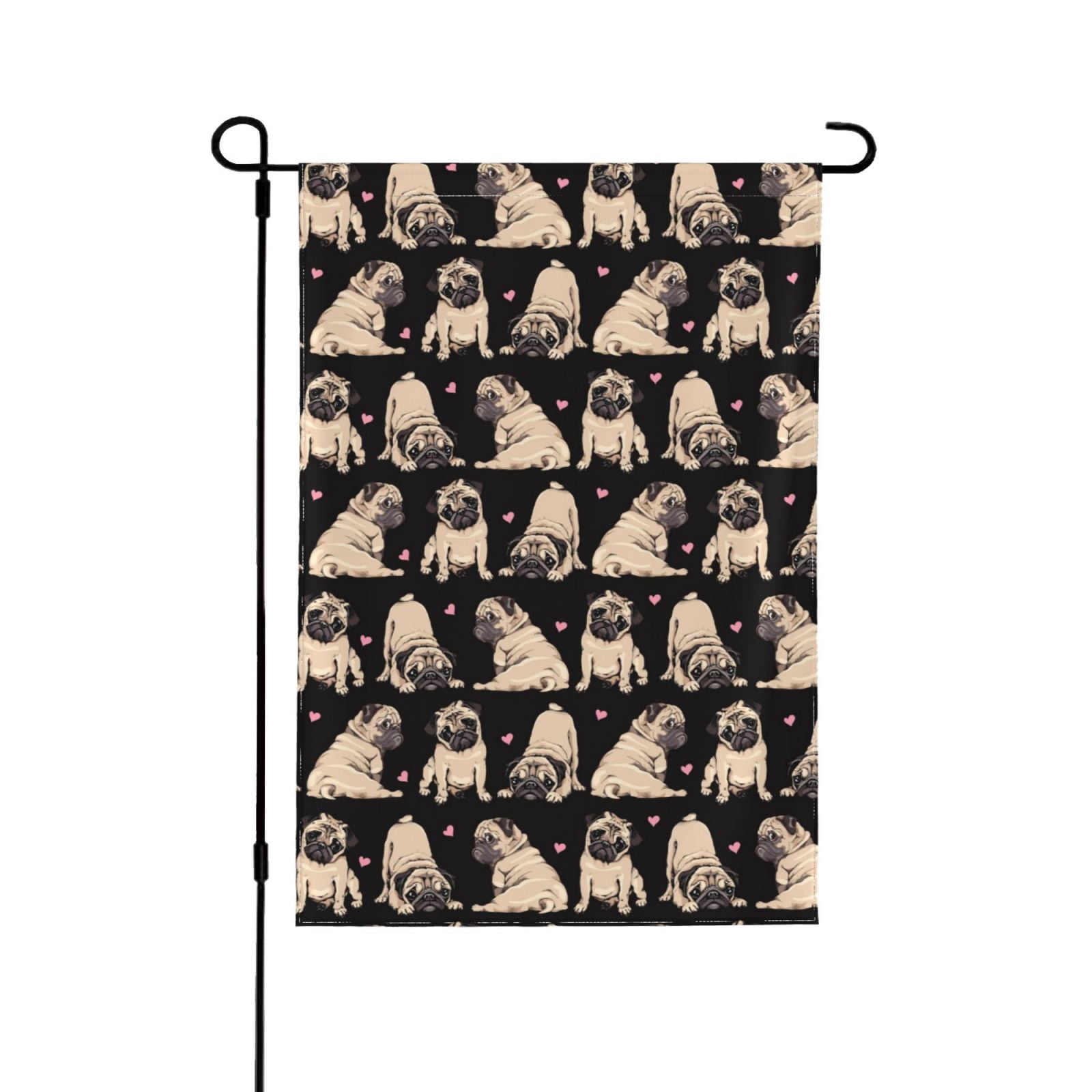 Wukai French Bulldog Garden Flags Double Sided Welcome Garden Yard ...