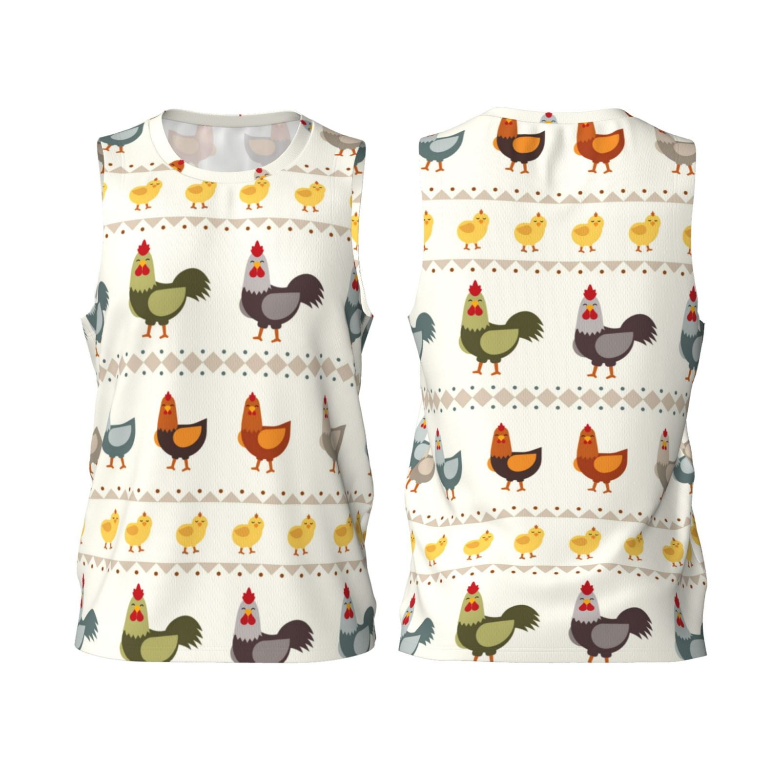 Wukai Funny Chicken Men’s Basketball Jersey - Walmart.com