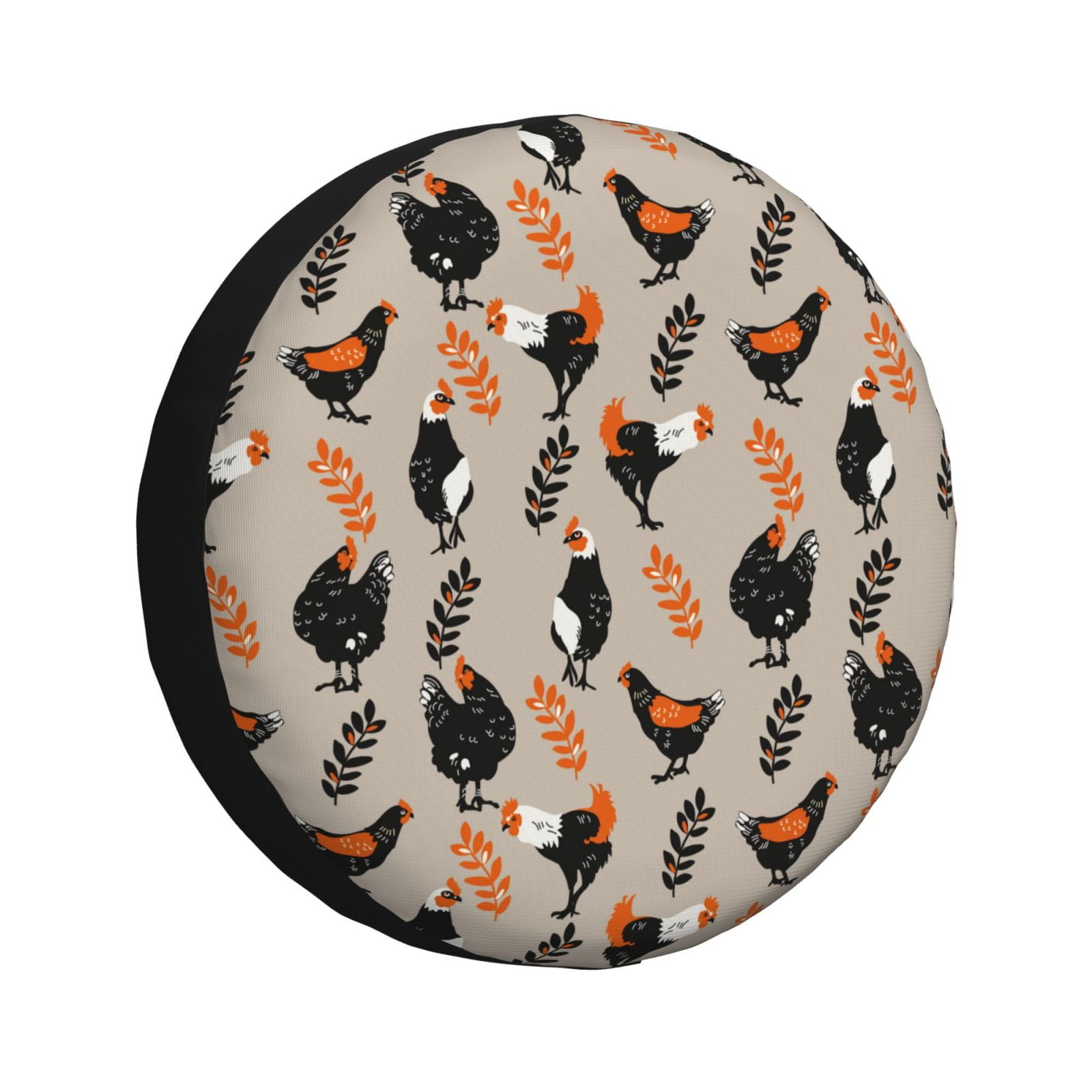 Wukai Funny Chicken Print Spare Tire Cover for RV Trailer,Waterproof ...