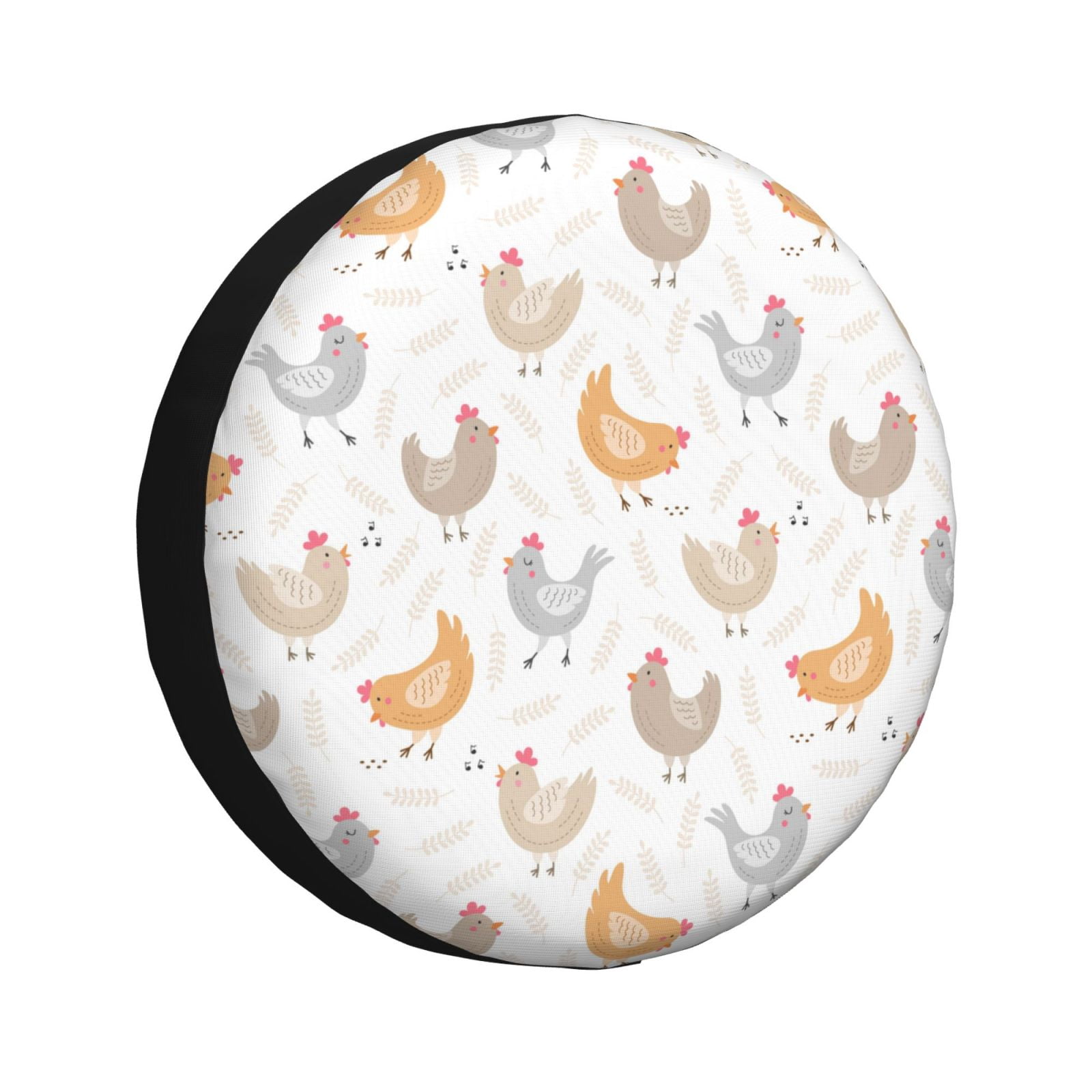 Wukai Funny Chicken Print Spare Tire Cover for RV Trailer,Waterproof ...