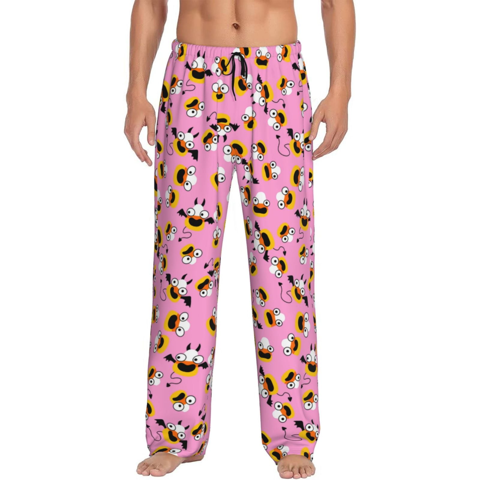Wukai Funny corn spider web A Mens PJ Pajama Pants|Sleepwear Plaid PJs ...