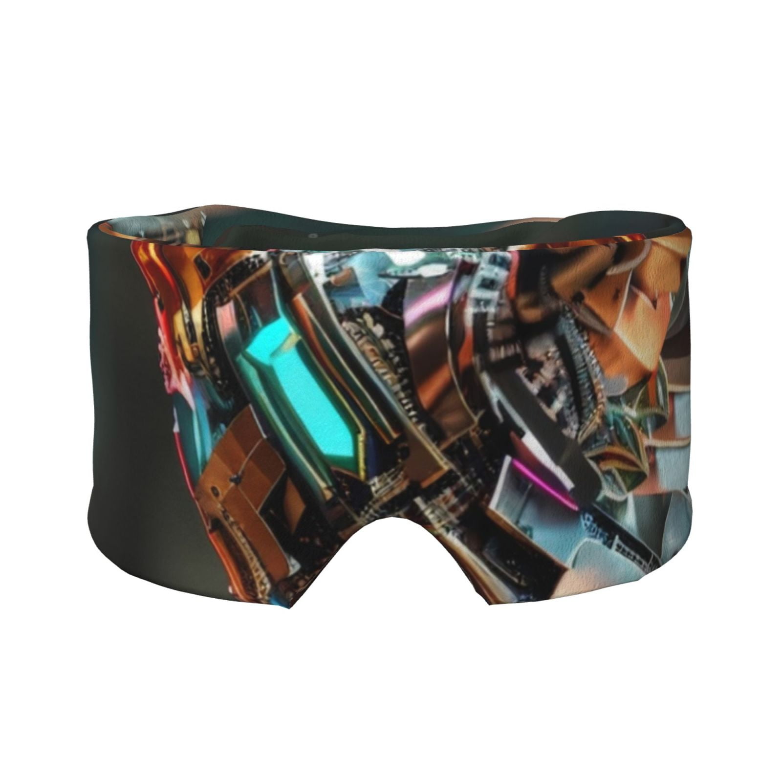 Wukai Futuristic Robot Hummingbird Print Sleep Mask - Eye Mask for ...