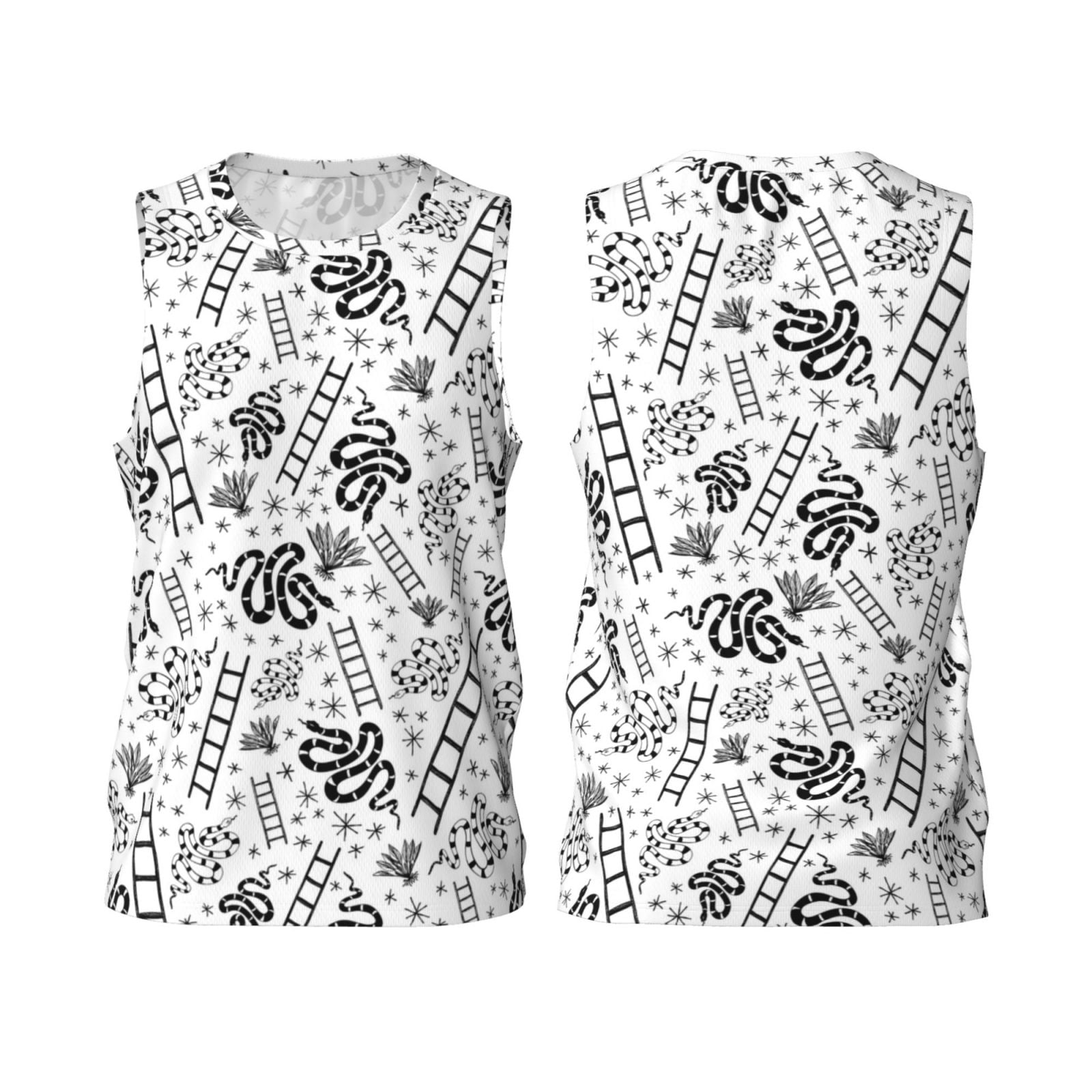 Wukai Hand Drawn Snake Men’s Basketball JerseyMedium - Walmart.com