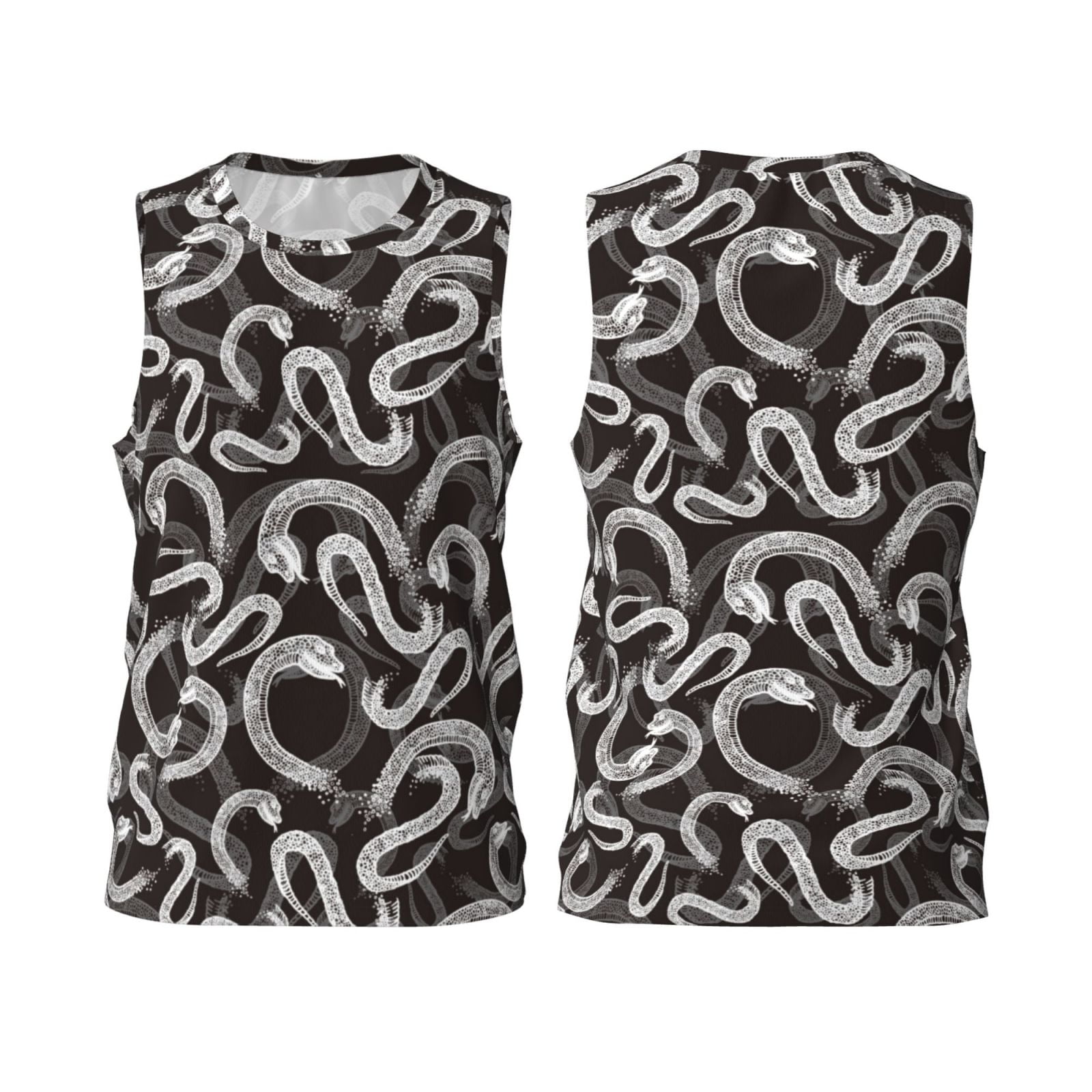 Wukai Hand Drawn Snake Men’s Basketball JerseySmall - Walmart.com