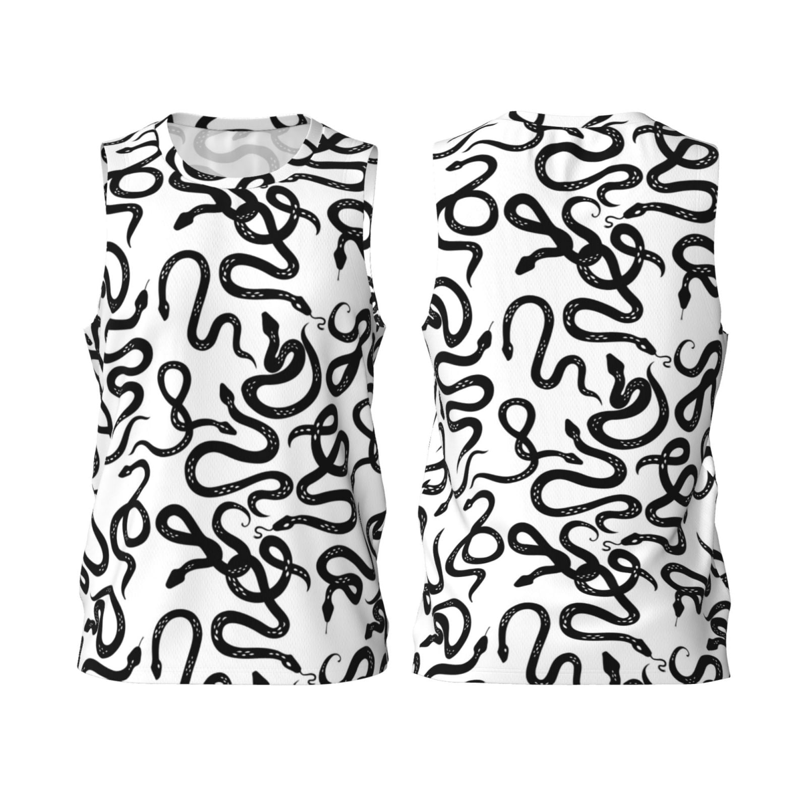 Wukai Hand Drawn Snake Men’s Basketball Jersey - Walmart.com