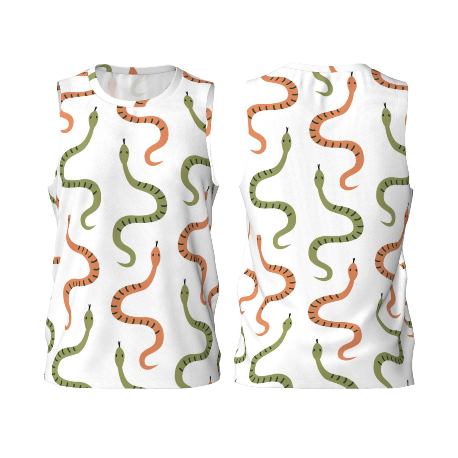 Wukai Hand Drawn Snake Men’s Basketball Jersey - Walmart.com