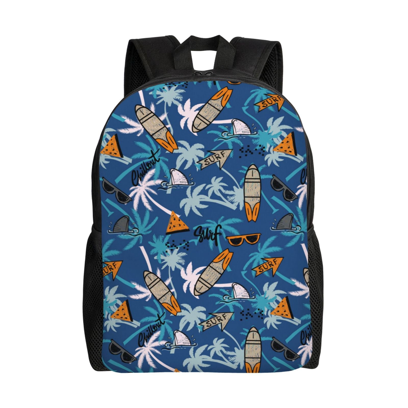 Wukai Hawaiian Style Travel Laptop Backpack - Waterproof, Anti-Theft ...