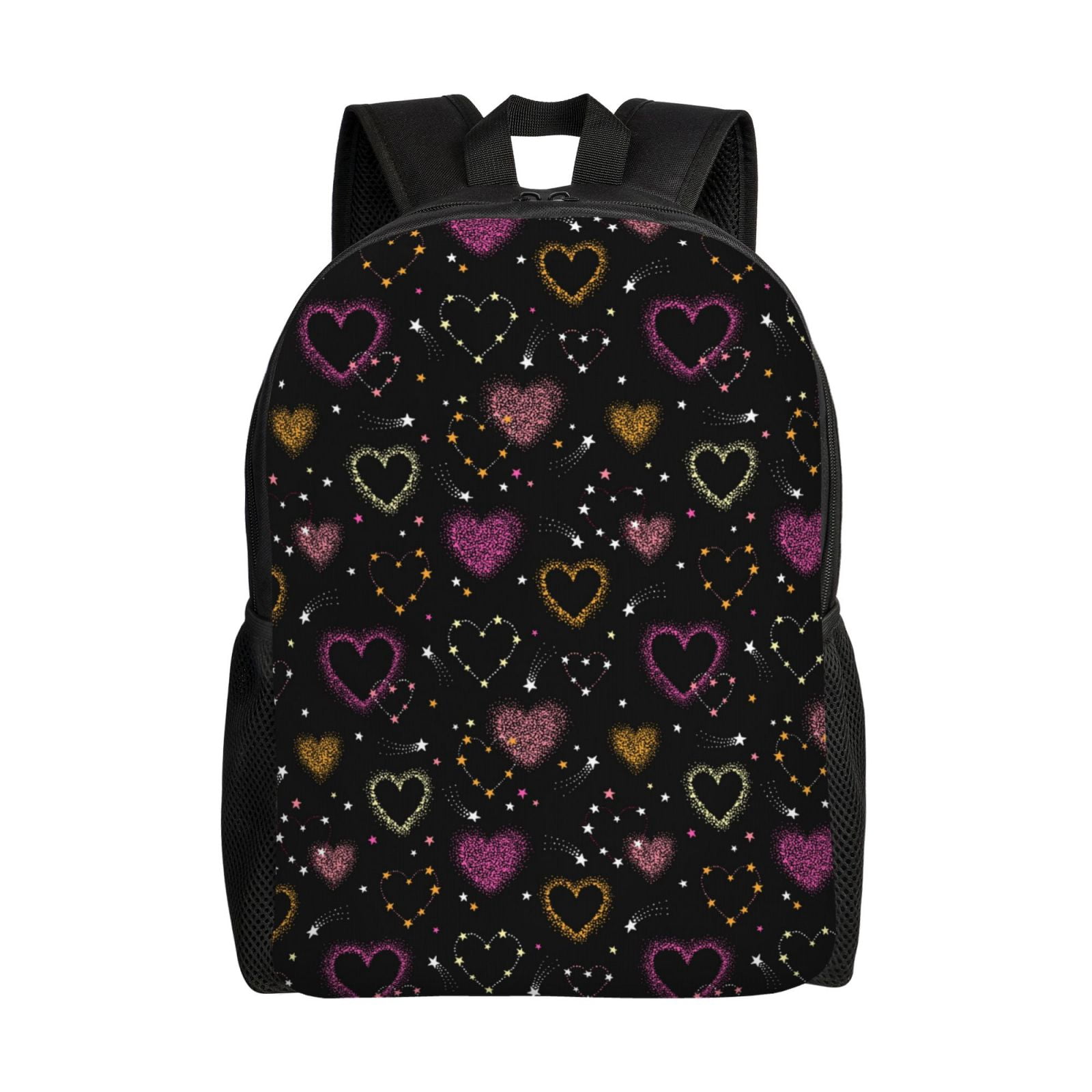 Wukai Heart and Stars Travel Laptop Backpack - Waterproof, Anti-Theft ...