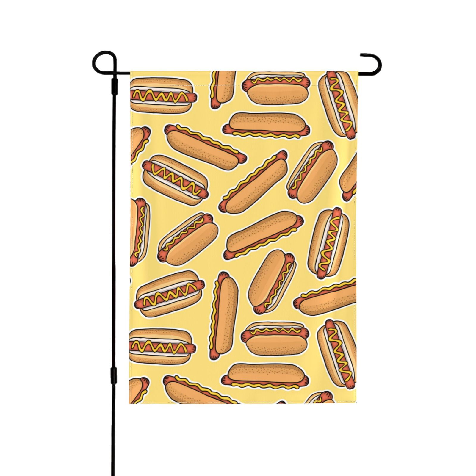 Wukai Hot Dogs Garden Flags Double Sided Welcome Garden Yard House ...