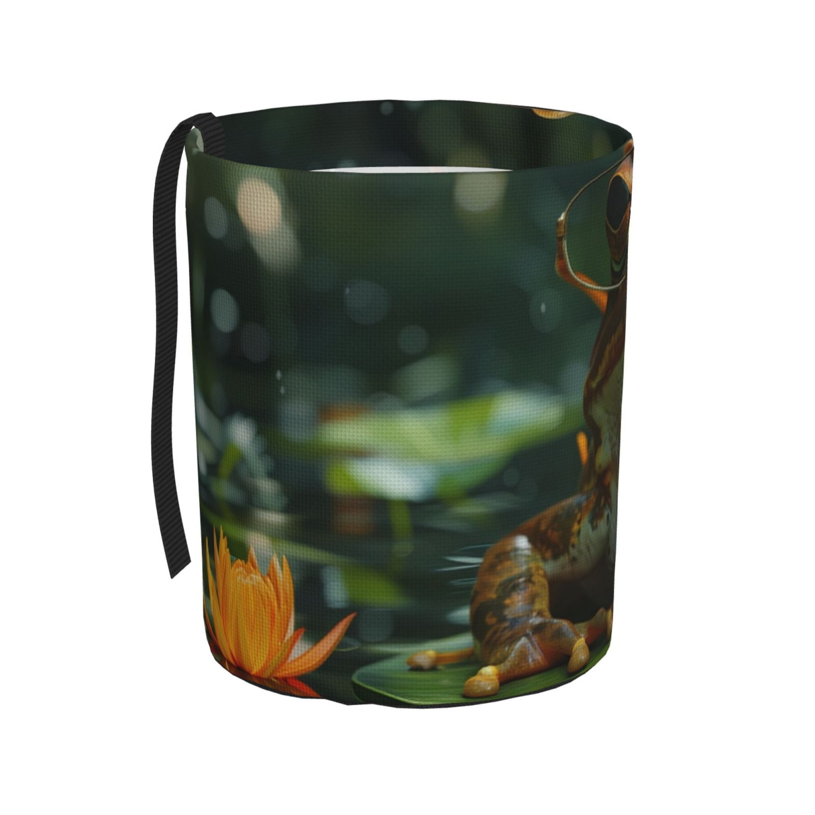 Wukai Intellectual Frog Pond Print Car Trash Can - Easy to Clean ...