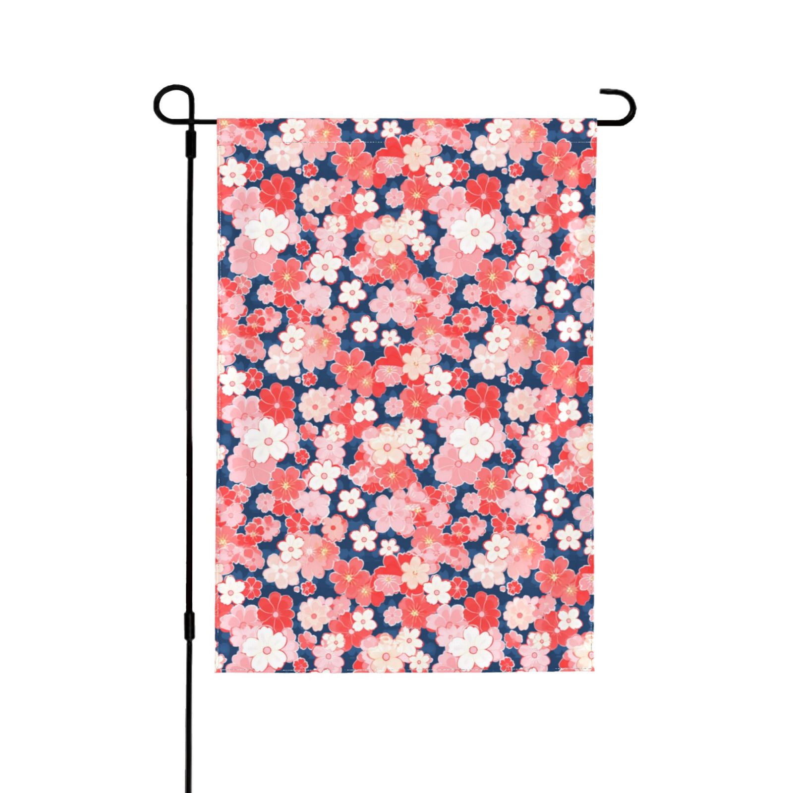 Wukai Japanese Cherry Blossoms Garden Flags Double Sided Welcome Garden ...