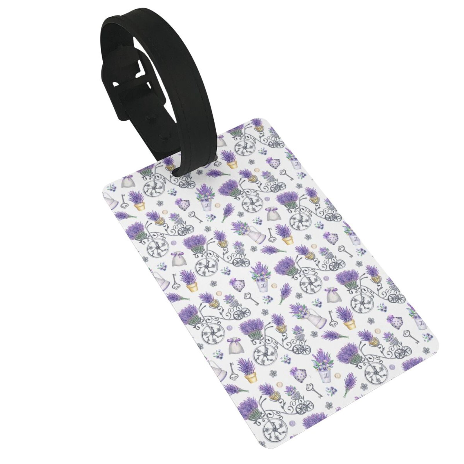 Wukai Lavender Bicycle Stylish and Durable Travel Luggage Tags ...