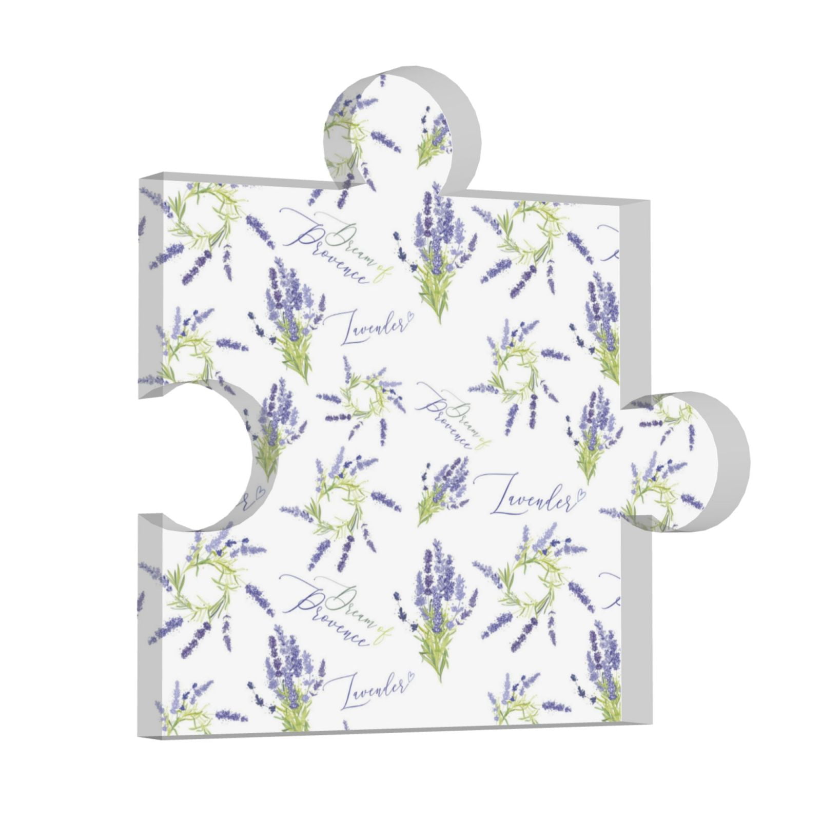 Wukai Lavender Flowers Print Elegant Acrylic Gift Decorations Perfect ...