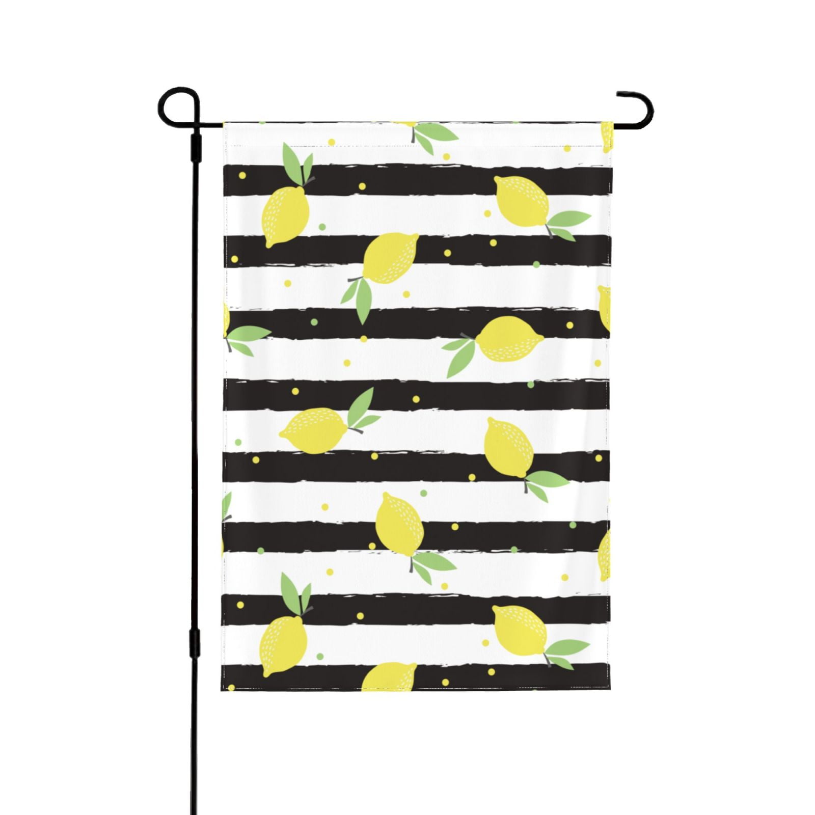 Wukai Lemon Garden Flags Double Sided Welcome Garden Yard House Flags ...