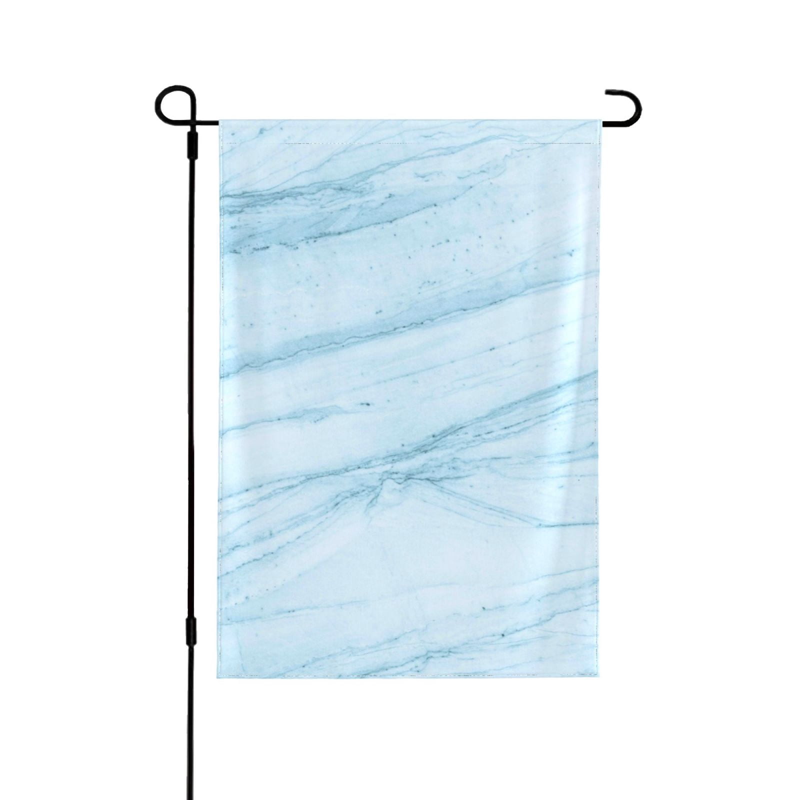 Wukai Light Blue Marble Garden Flags Double Sided Welcome Garden Yard ...