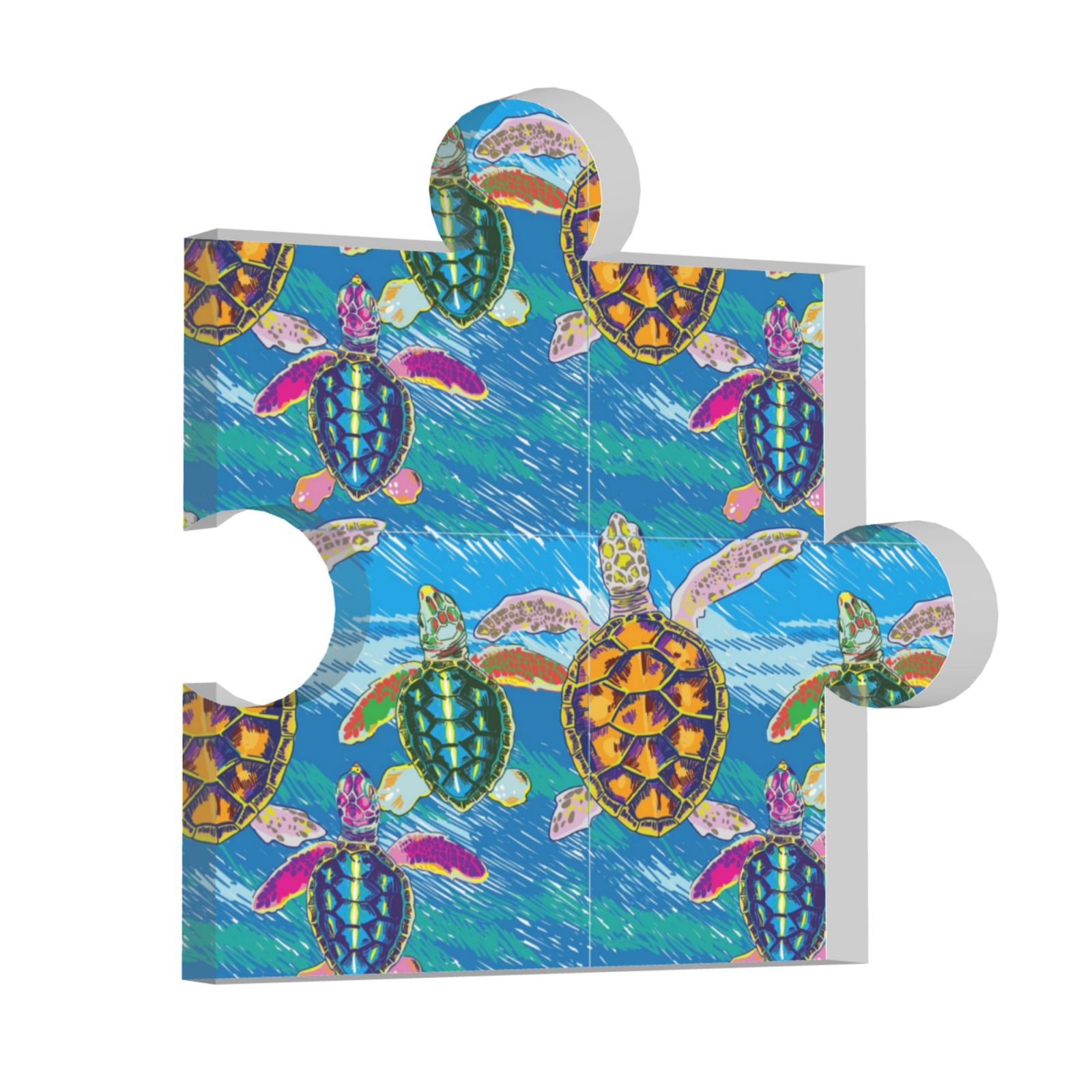Wukai Little Sea Turtles Print Elegant Acrylic Gift Decorations Perfect ...
