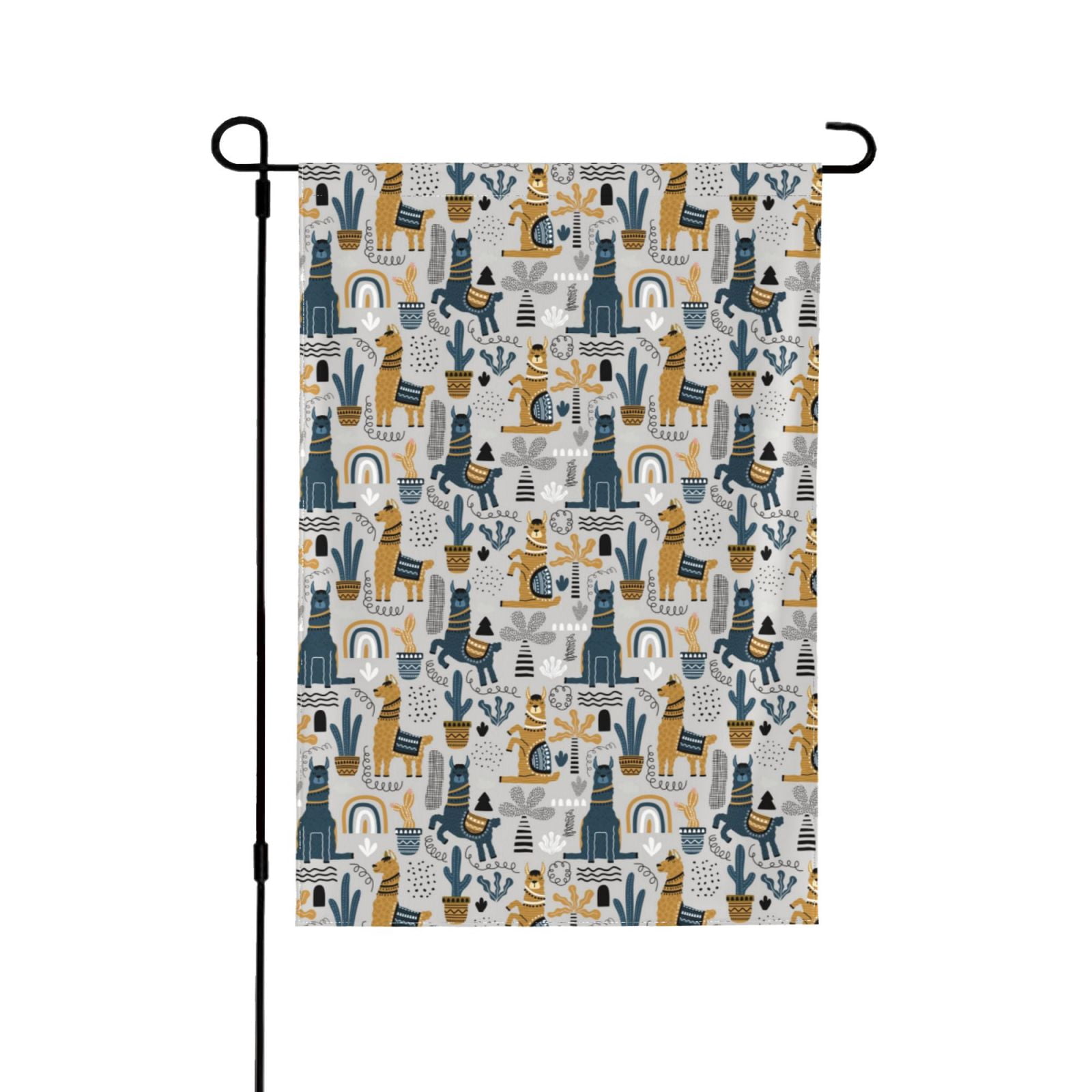 Wukai Llama and Cactus1 Garden Flags Double Sided Welcome Garden Yard ...