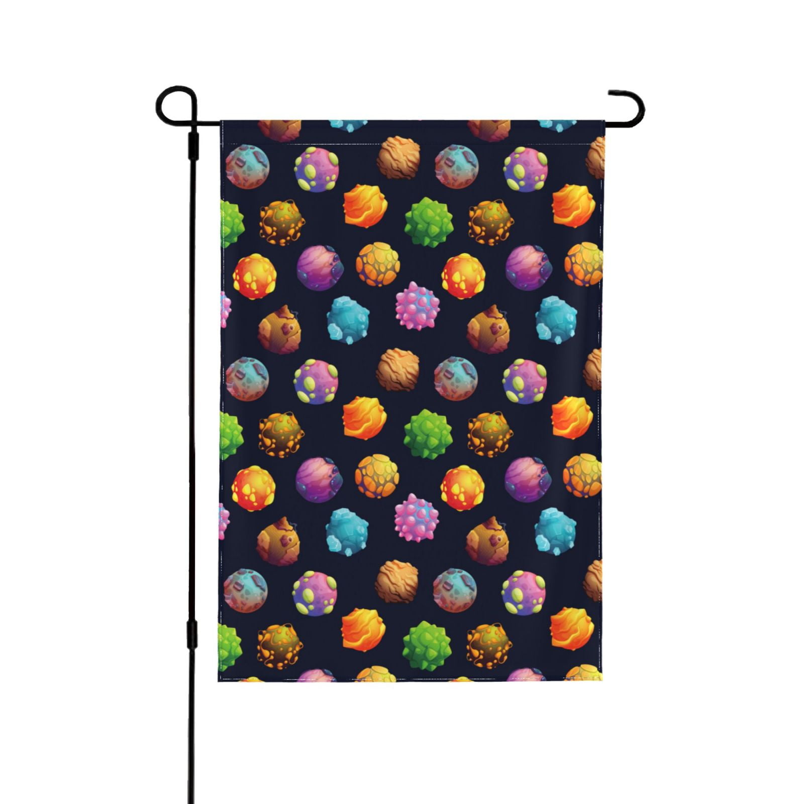 Wukai Lovely Planet Garden Flags Double Sided Welcome Garden Yard House ...