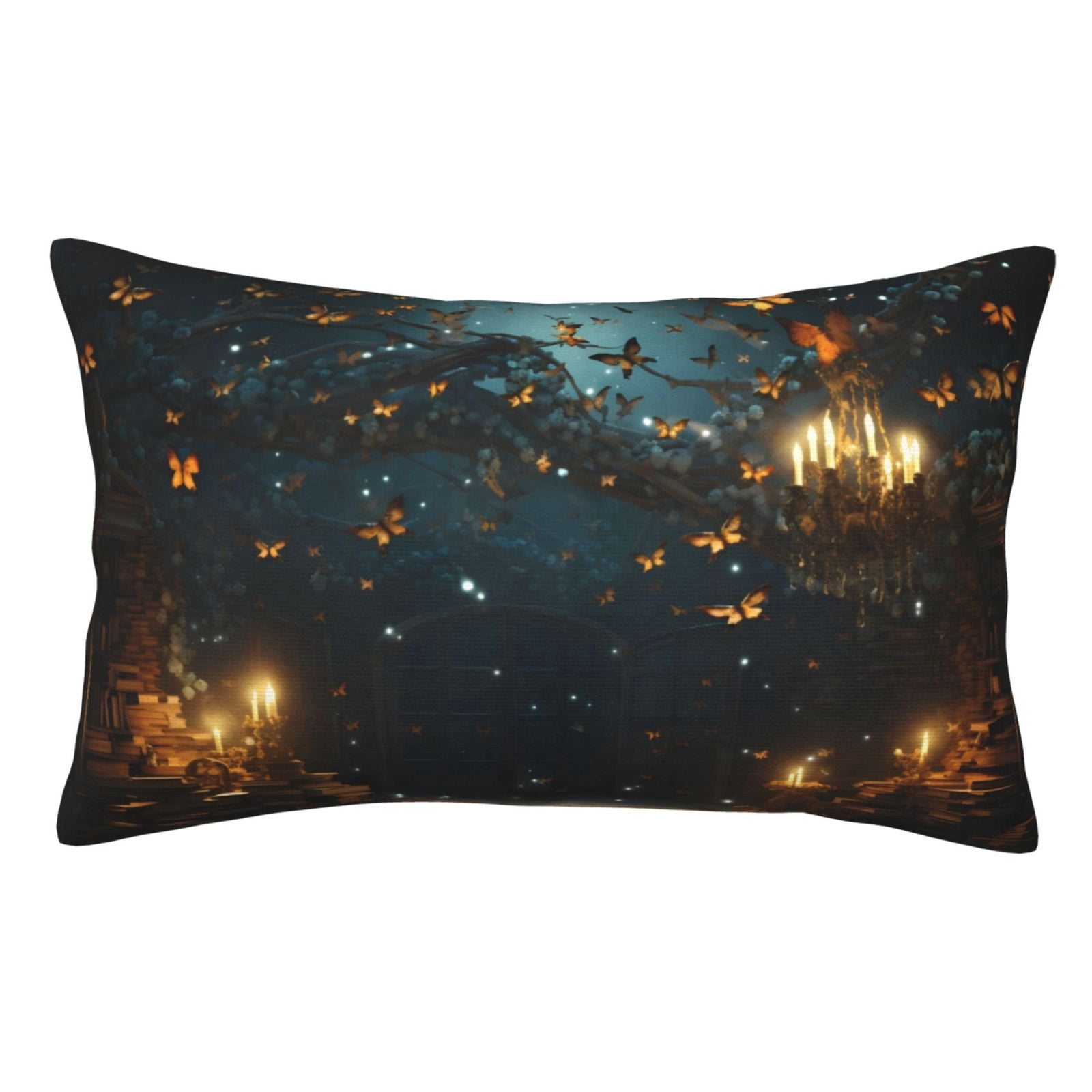Wukai Magical Library Butterfly Night Elastic Luggage Cover,luggage ...