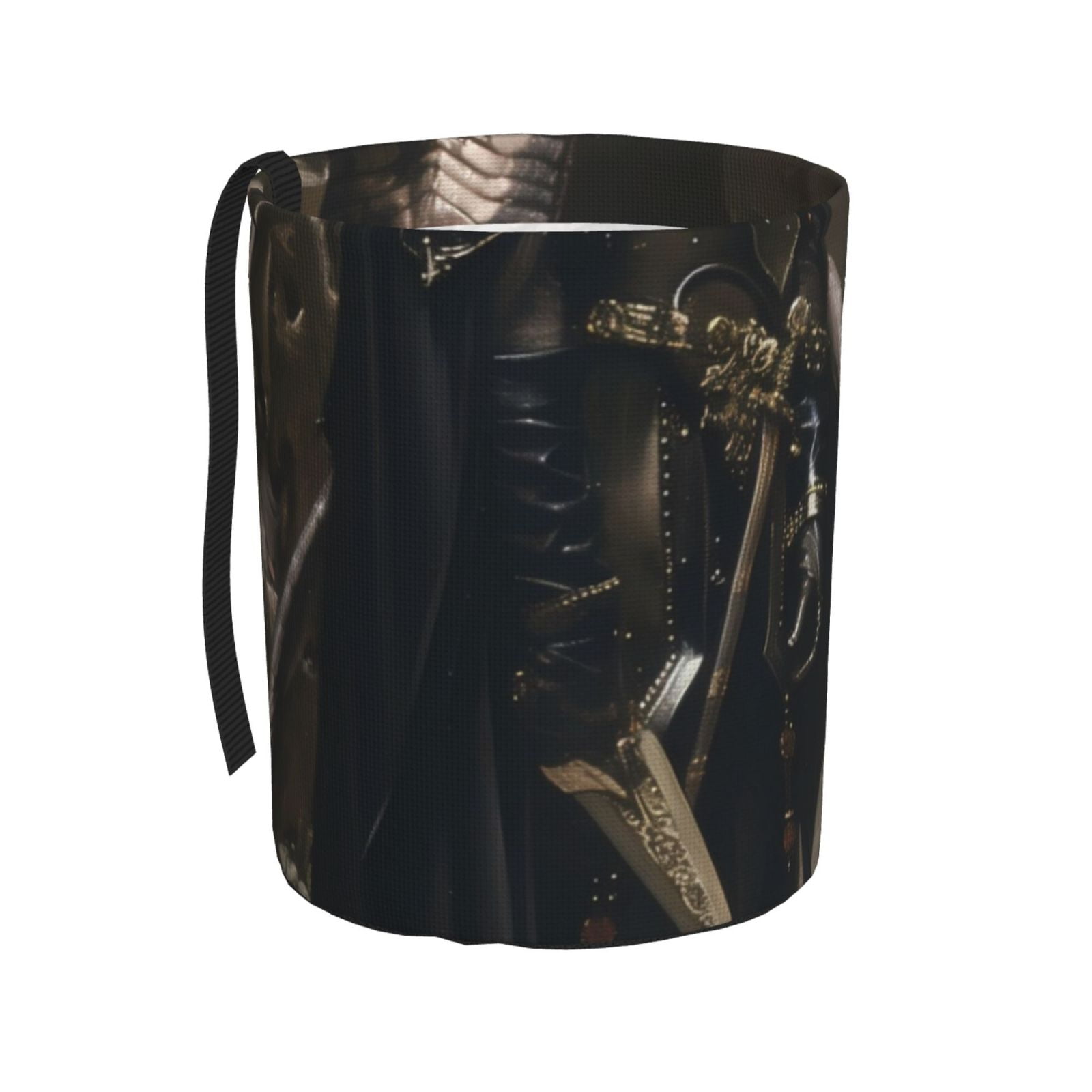 Wukai Medieval Knight And Dragon Print Car Trash Can - Easy to Clean ...