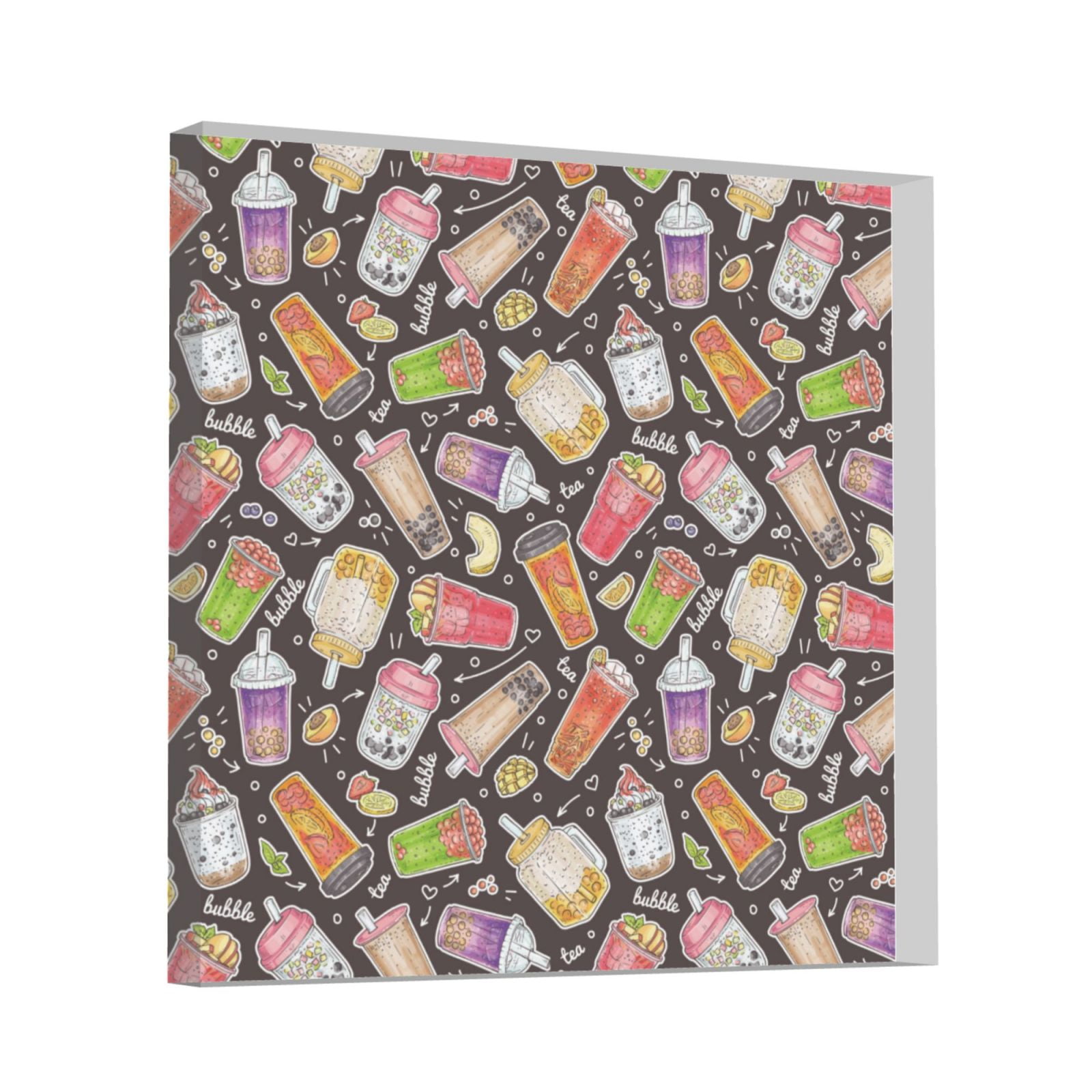 Wukai Milk Tea Print Elegant Acrylic Gift Decorations Perfect for ...