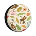 Wukai Monkeys in the Jungle Print Spare Tire Cover for RV Trailer ...