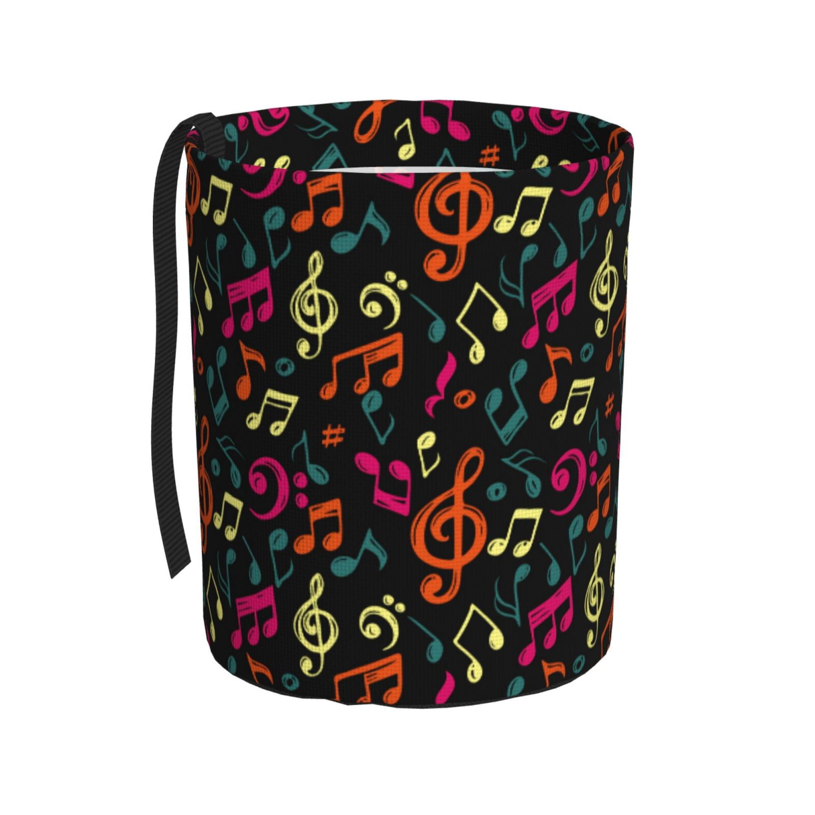 Wukai Music Notes Print Car Trash Can - Easy to Clean Hanging Garbage ...