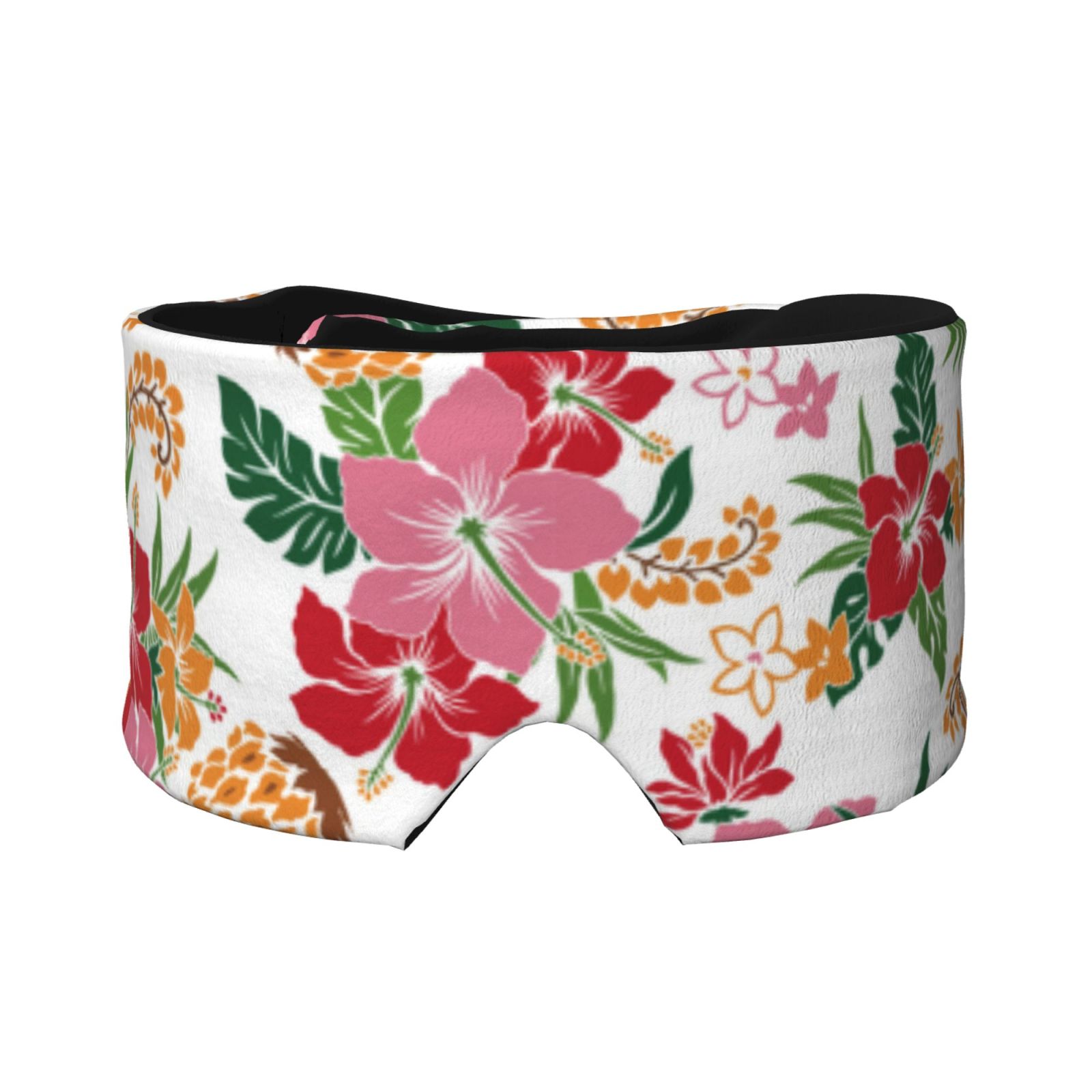 Wukai Pineapple Flower Print Sleep Mask - Eye Mask for Sleeping, Ultra ...