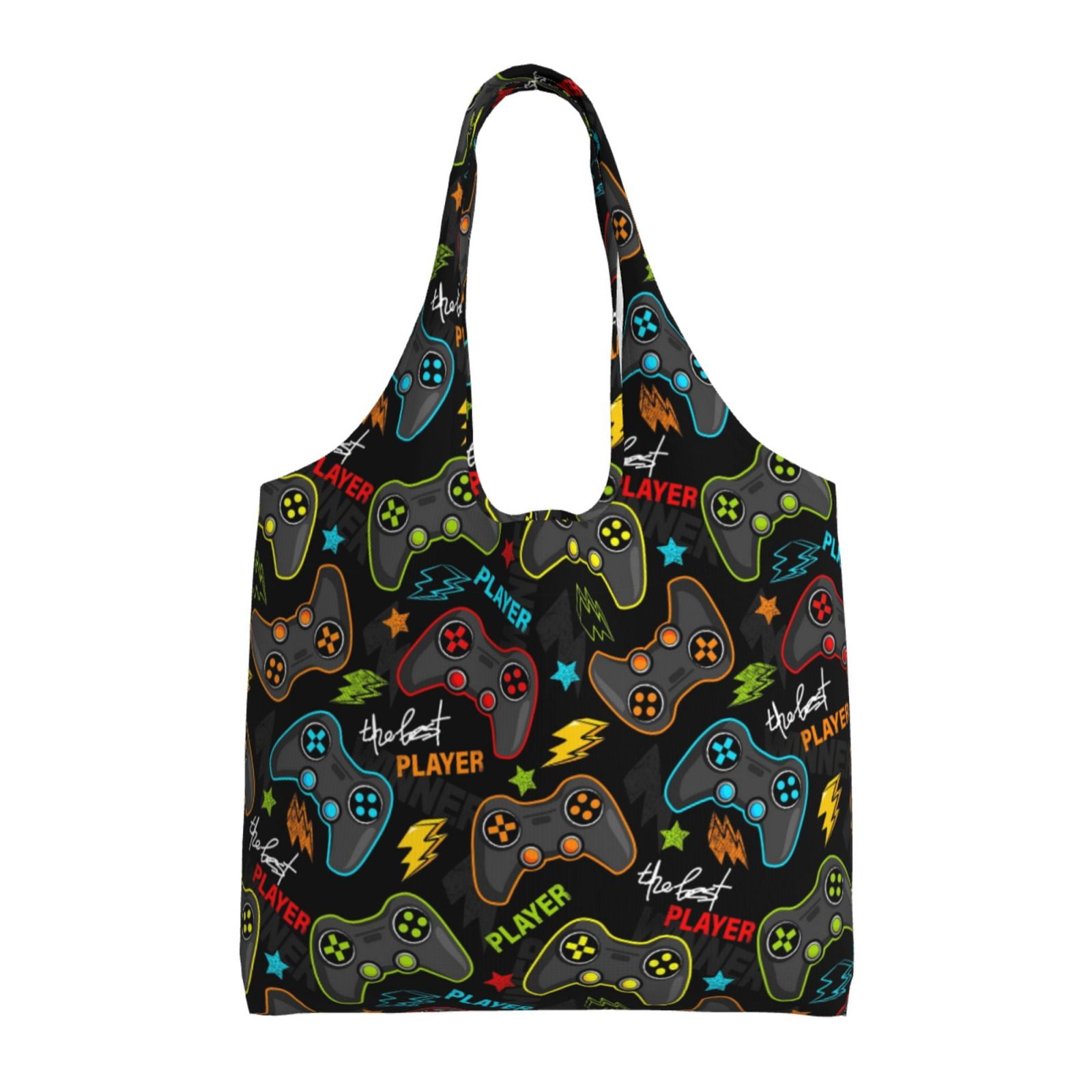 Wukai Play Game3 Sturdy and Stylish Reusable Canvas Tote Bag: Eco ...