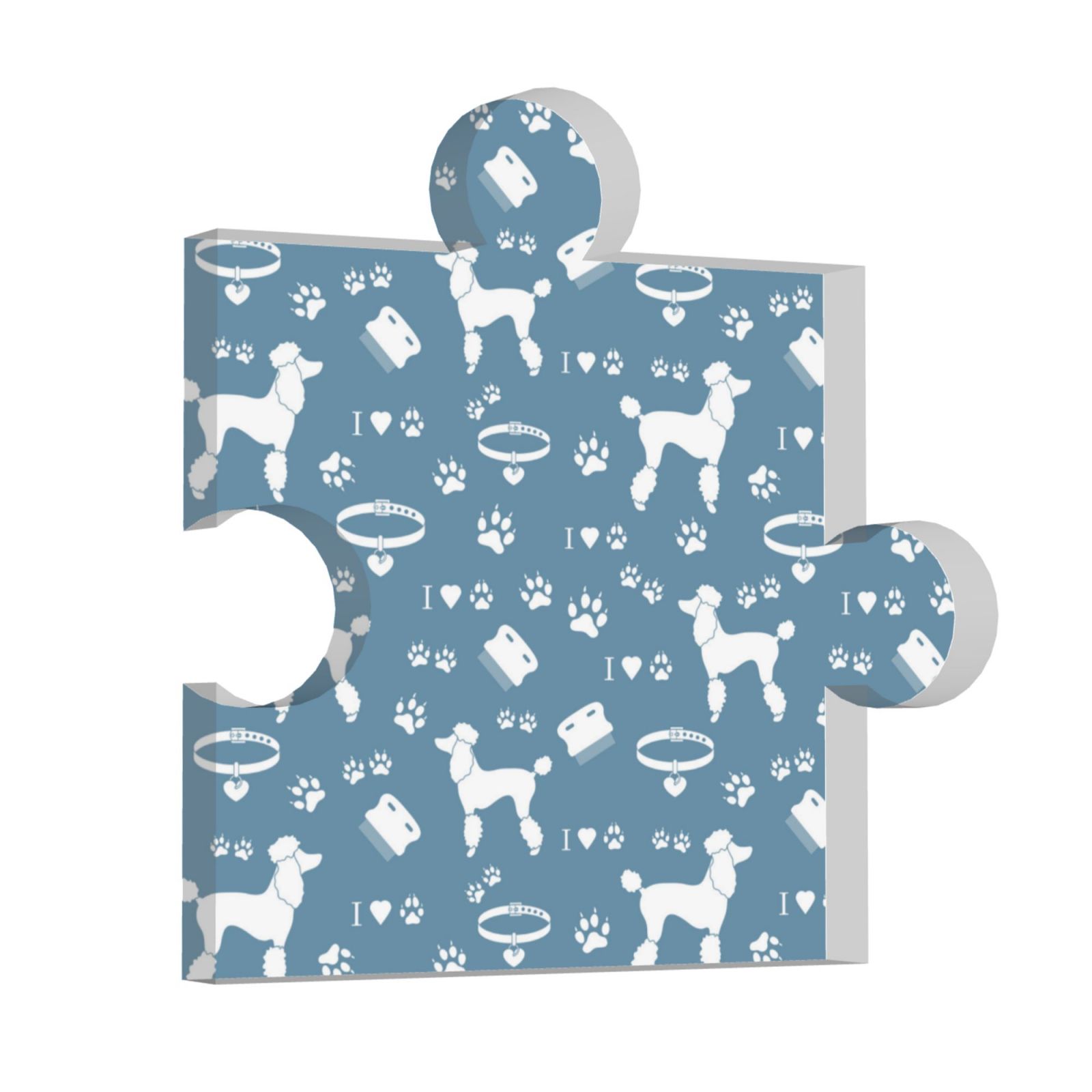 Wukai Poodle Dog Print Elegant Acrylic Gift Decorations Perfect for ...